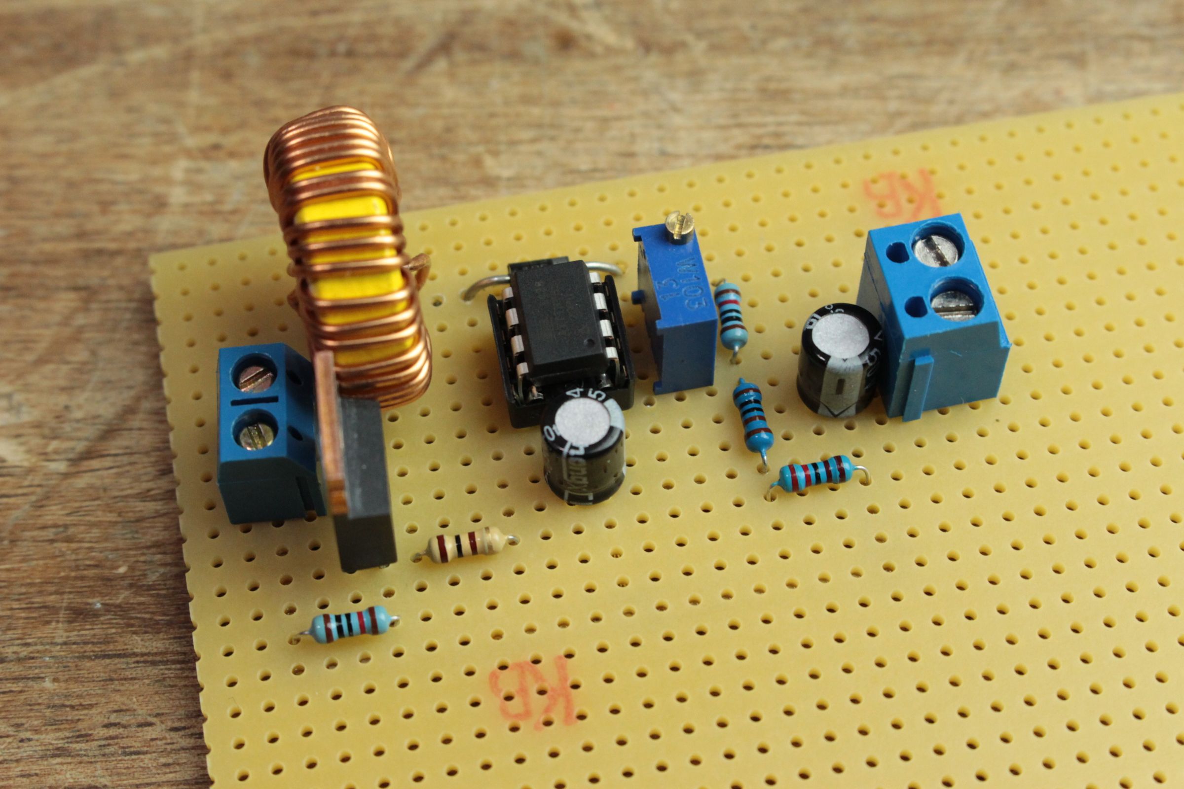 DIY Boost Converter || How to Step Up DC Voltage Efficiently : 5 Steps ...