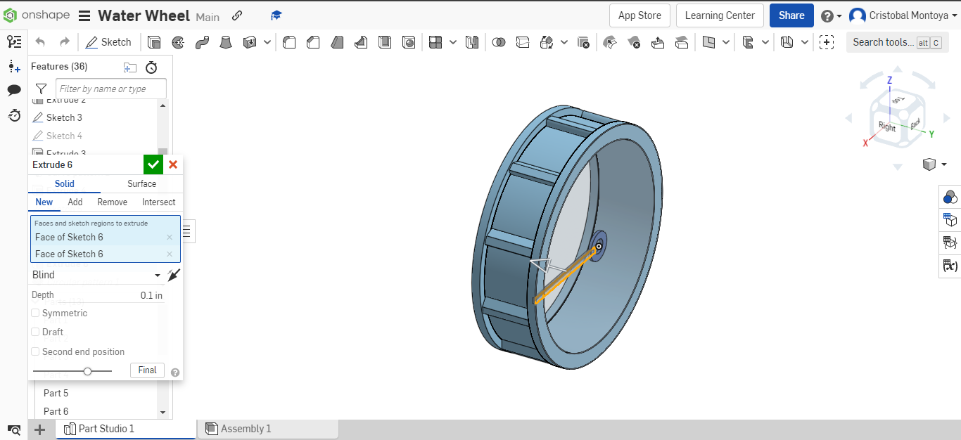 How to Make Water Wheel on Onshape : 15 Steps - Instructables