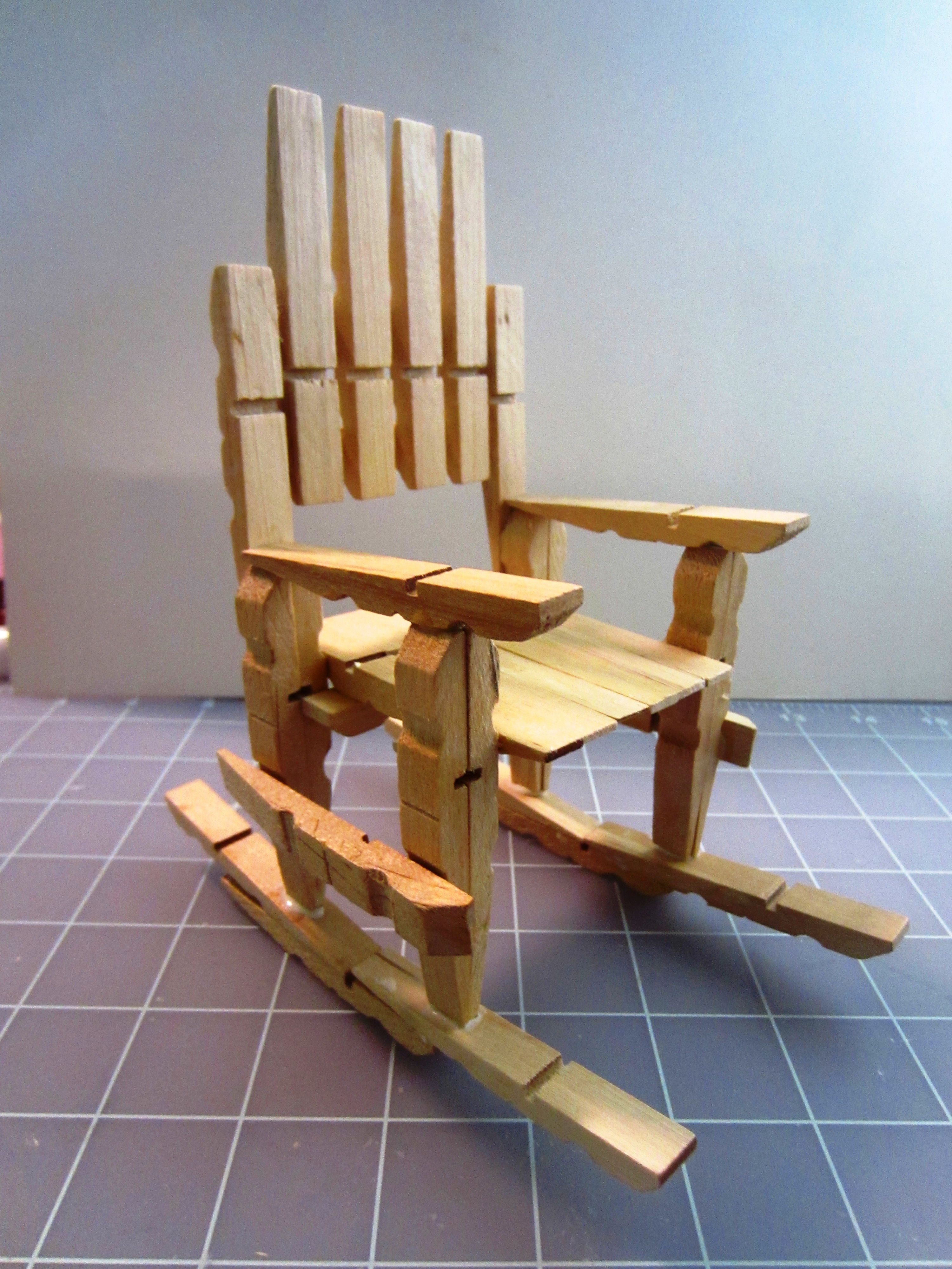 Clothespin Rocking Chair: So Easy to Make - Instructables