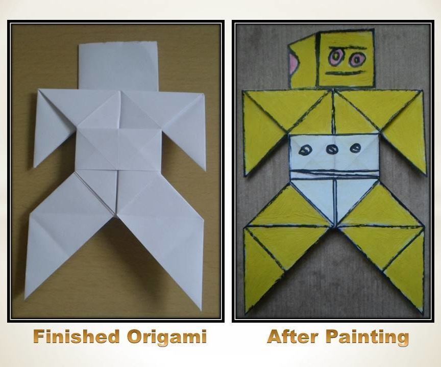 Origami Robo : 8 Steps - Instructables