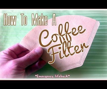 DIY- Coffee Filter (using Paper Towel) - Instructables