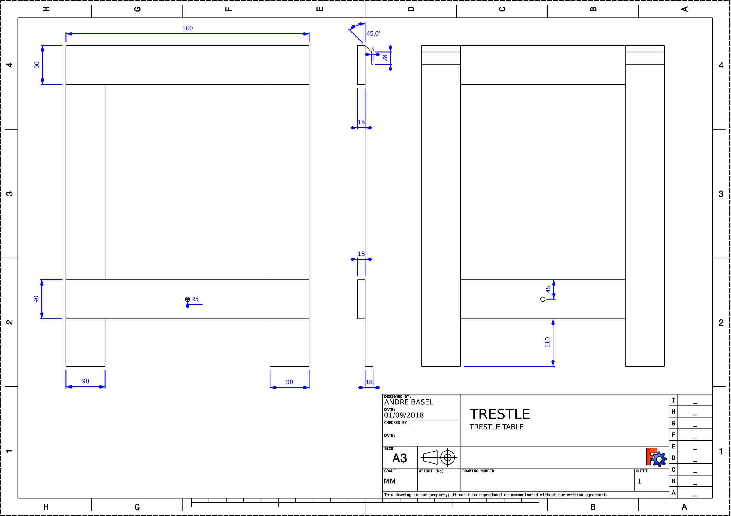 Simple Trestle Table and Shelves : 4 Steps - Instructables