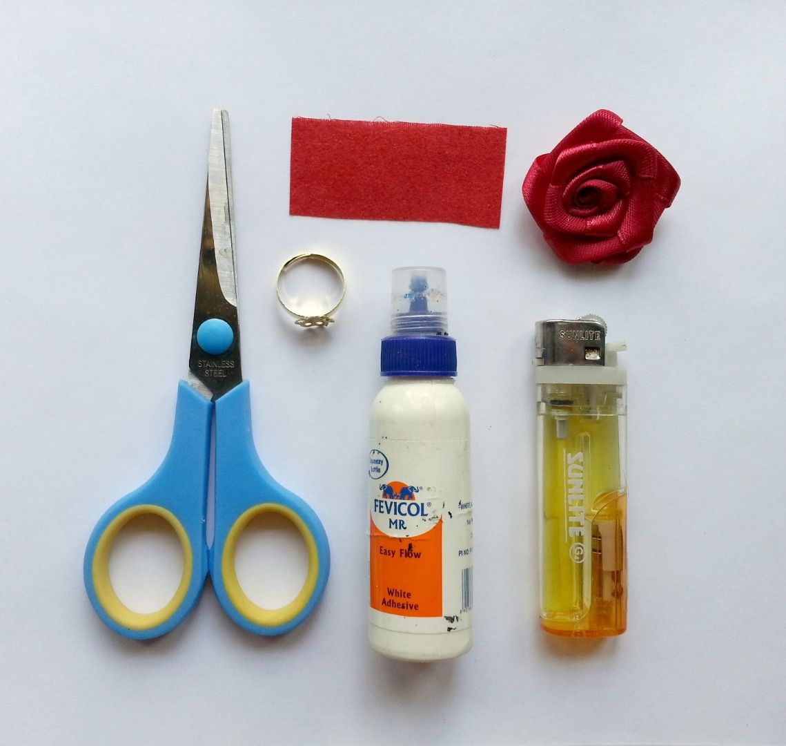 DIY Satin Rose Ring : 4 Steps (with Pictures) - Instructables