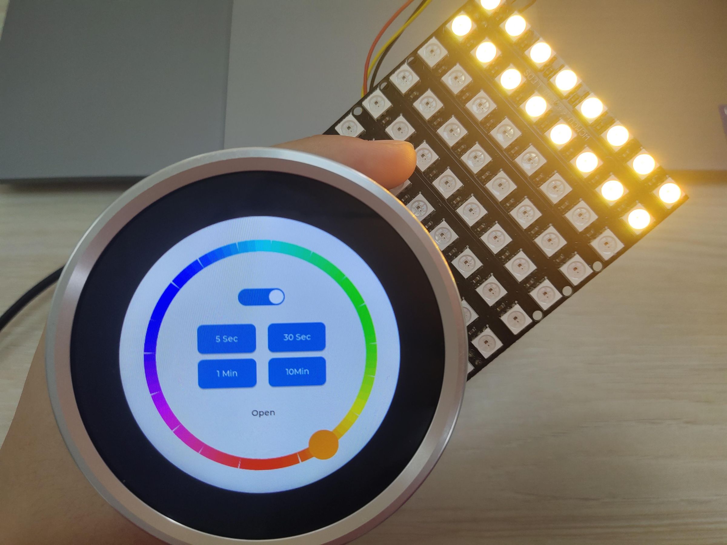 Lighting Controller With Freely Adjustable WS2812 LED Color : 4 Steps ...