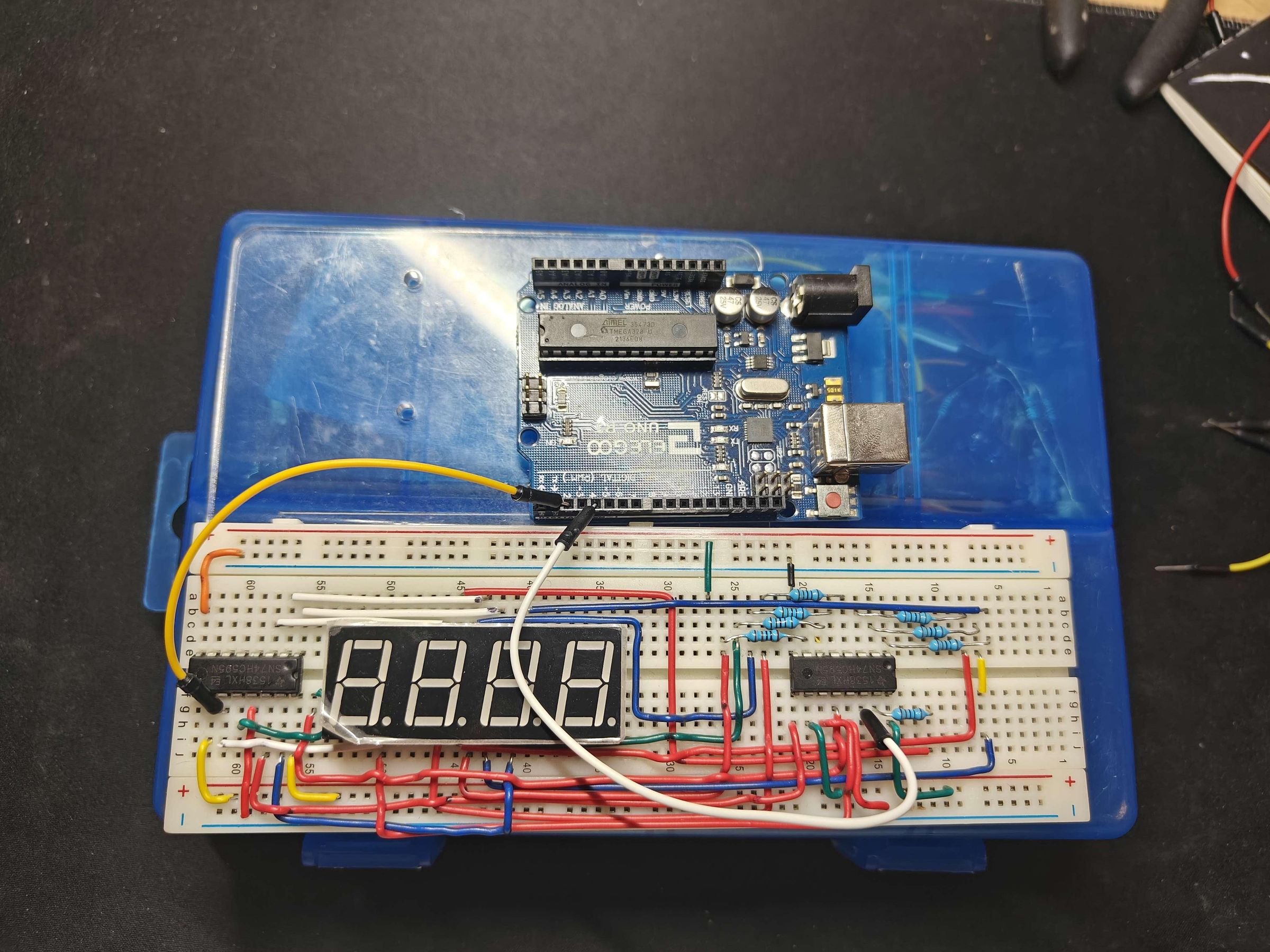 4-Digit 7-Segment Arduino Stopwatch : 3 Steps - Instructables
