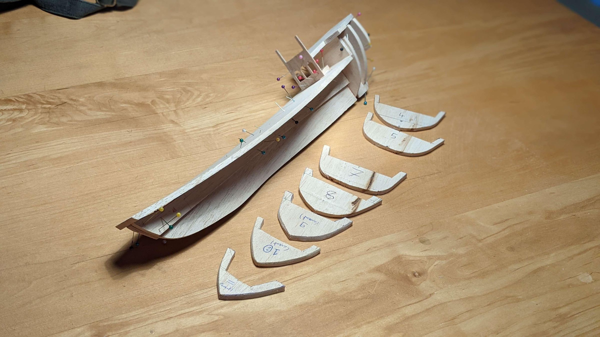 Made a Chinese Pirate Junk Ship Out of Balsa Wood : 11 Steps (with ...