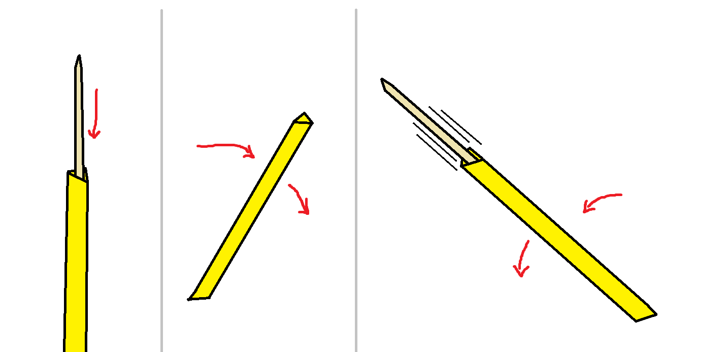 How to Make a Handheld Skewer Thrower (easy) : 4 Steps - Instructables
