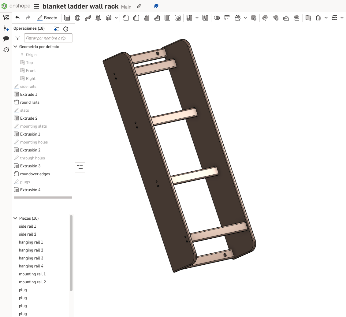 Wall Mounted Blanket Ladder : 9 Steps (with Pictures) - Instructables