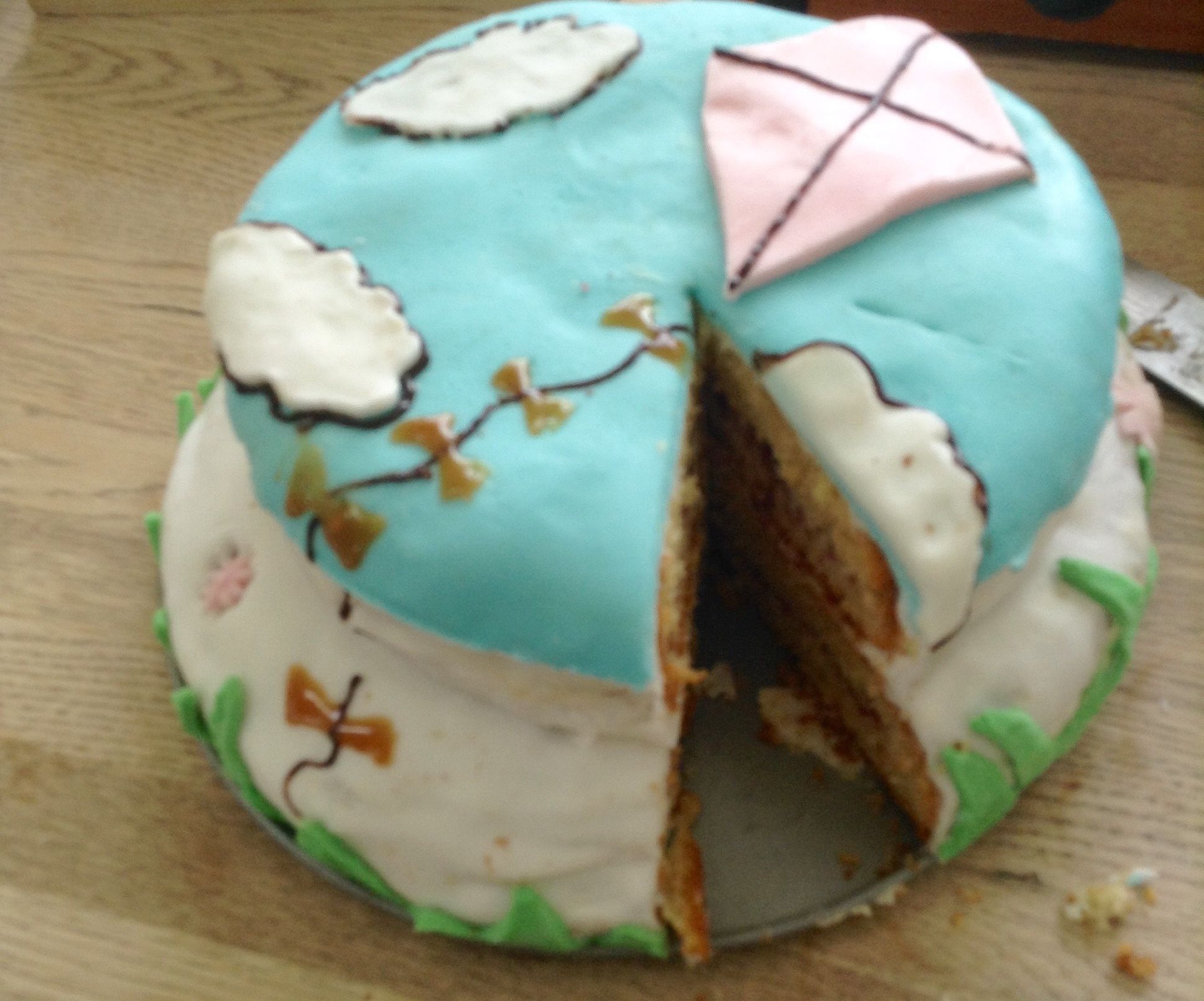 Kite Cake : 7 Steps (with Pictures) - Instructables