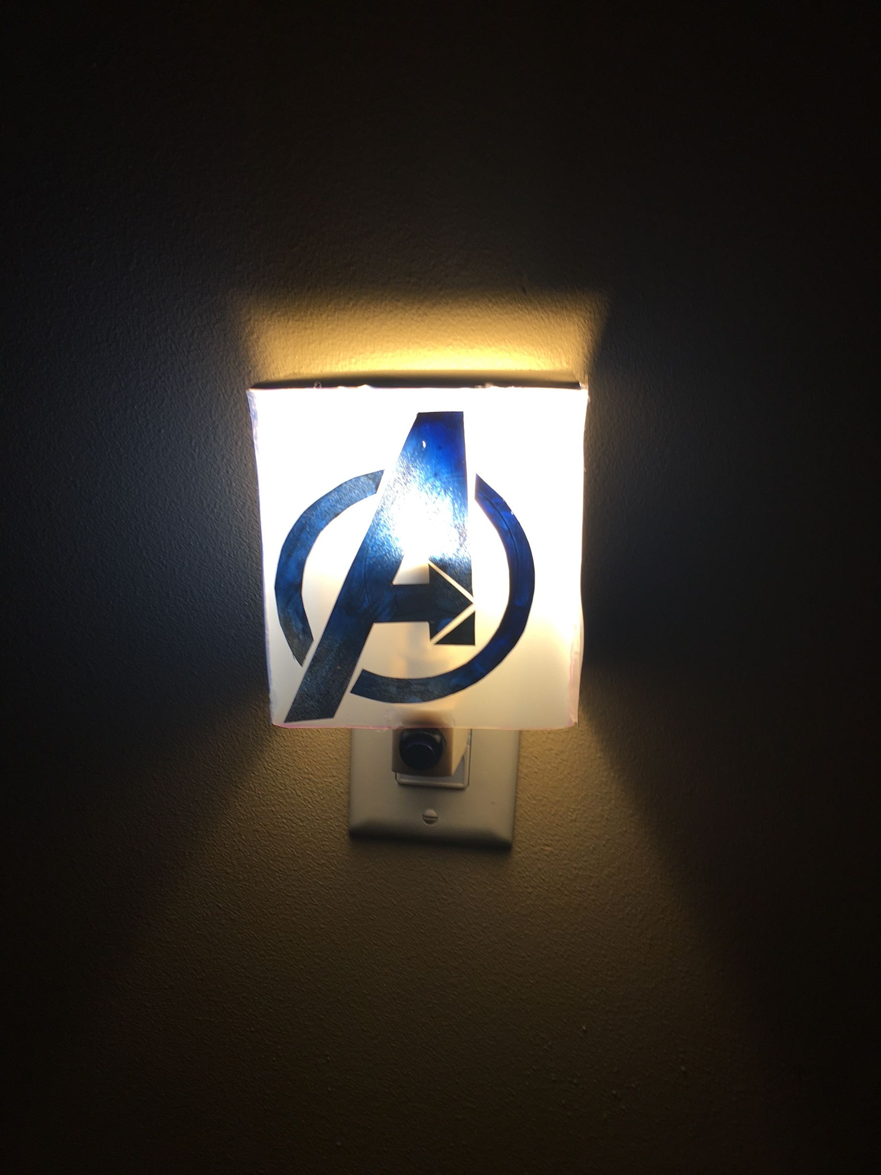 Glowing Marvel Night Light : 6 Steps - Instructables