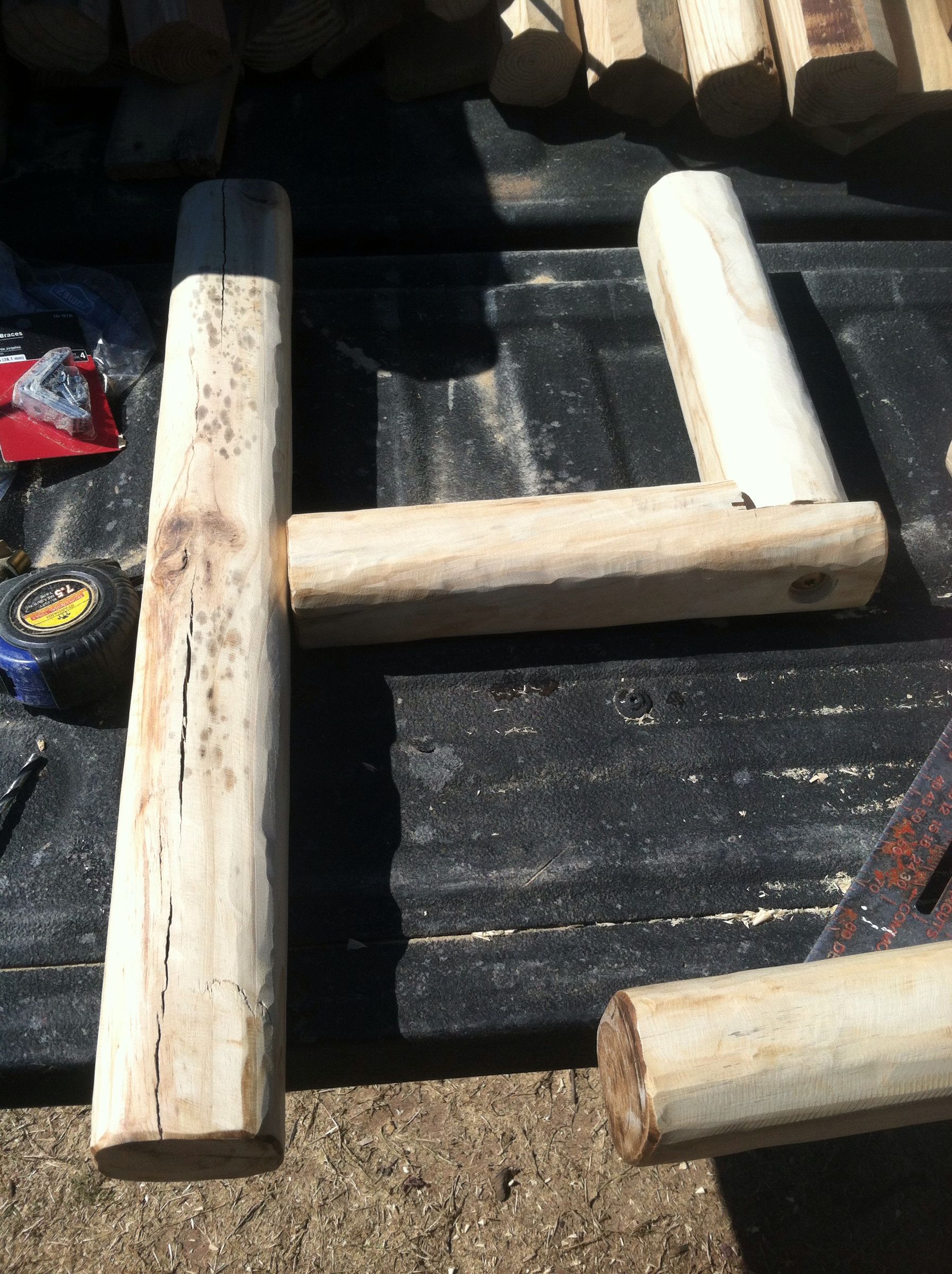Rustic Log Children's Chair From Reclaimed Wood : 9 Steps (with ...
