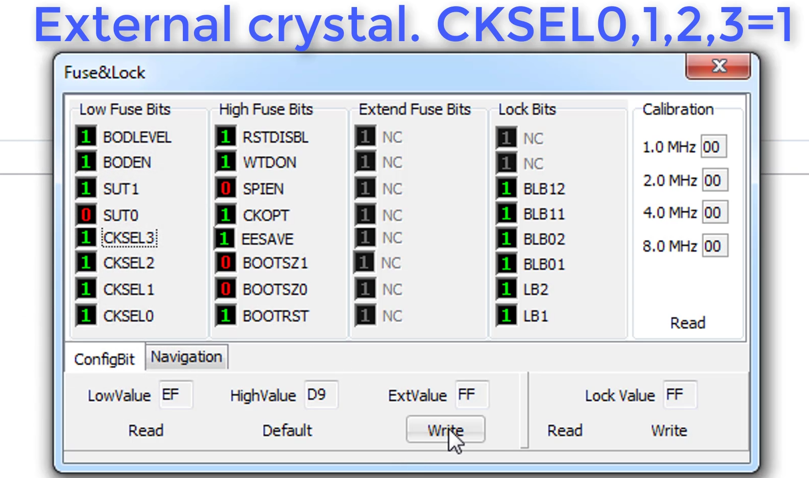 How to Program ATMEGA 8,16,328 Attiny and Fuse Bit : 5 Steps ...