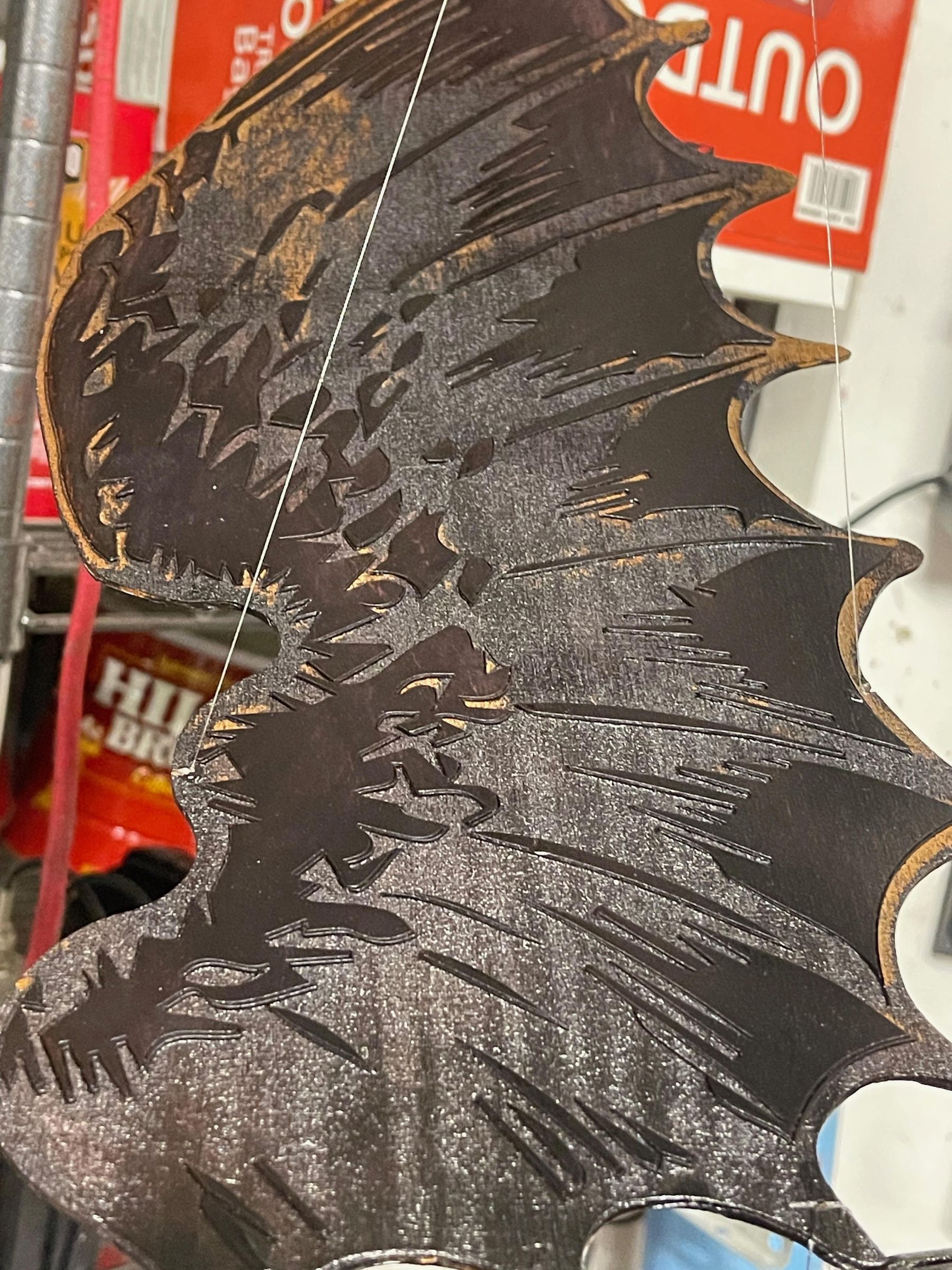 Geek on a Glowforge - Flying Dragon Mobile : 5 Steps - Instructables