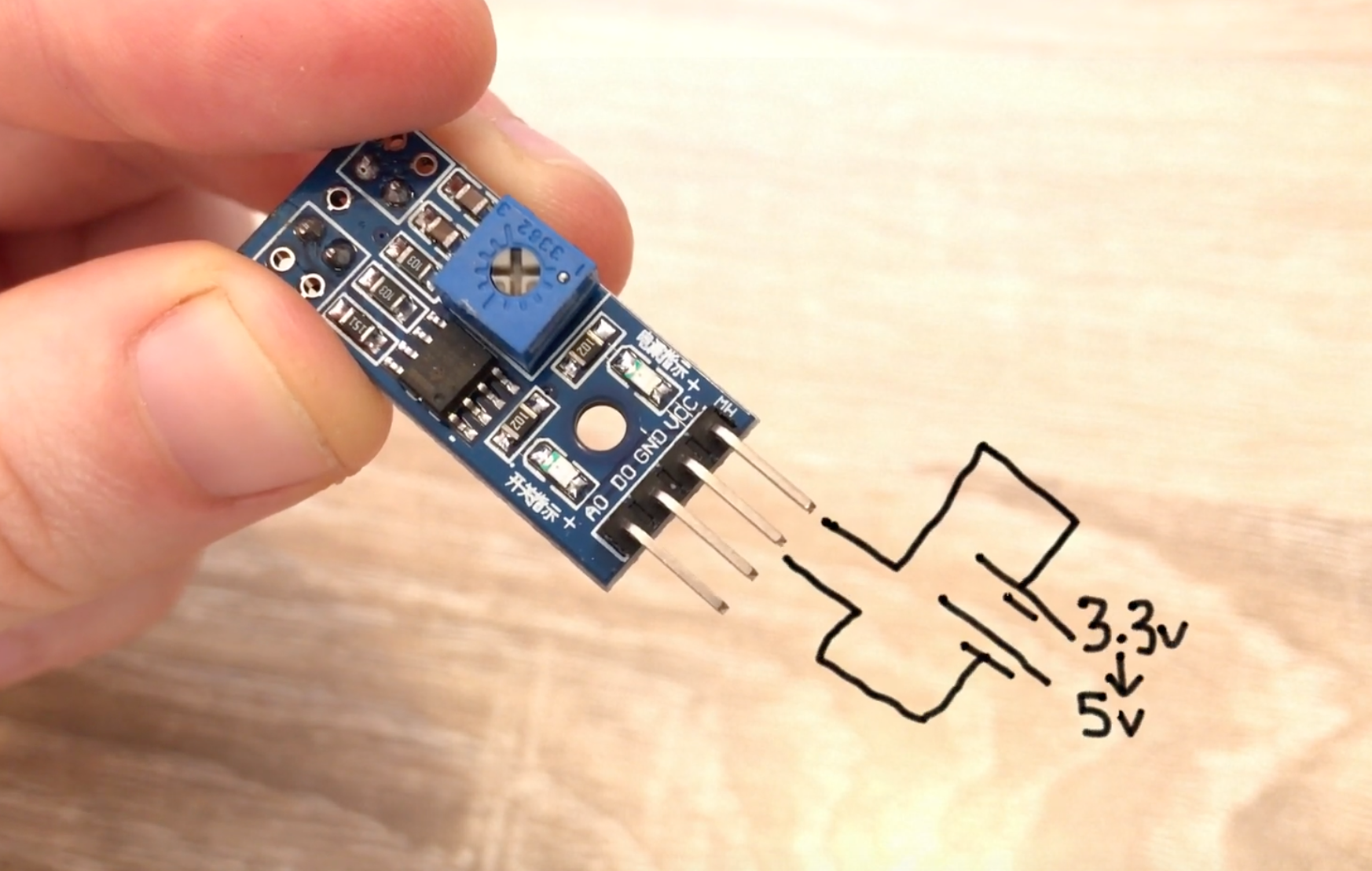 TCRT5000 Infrared Reflective Sensor - How It Works and Example Circuit ...