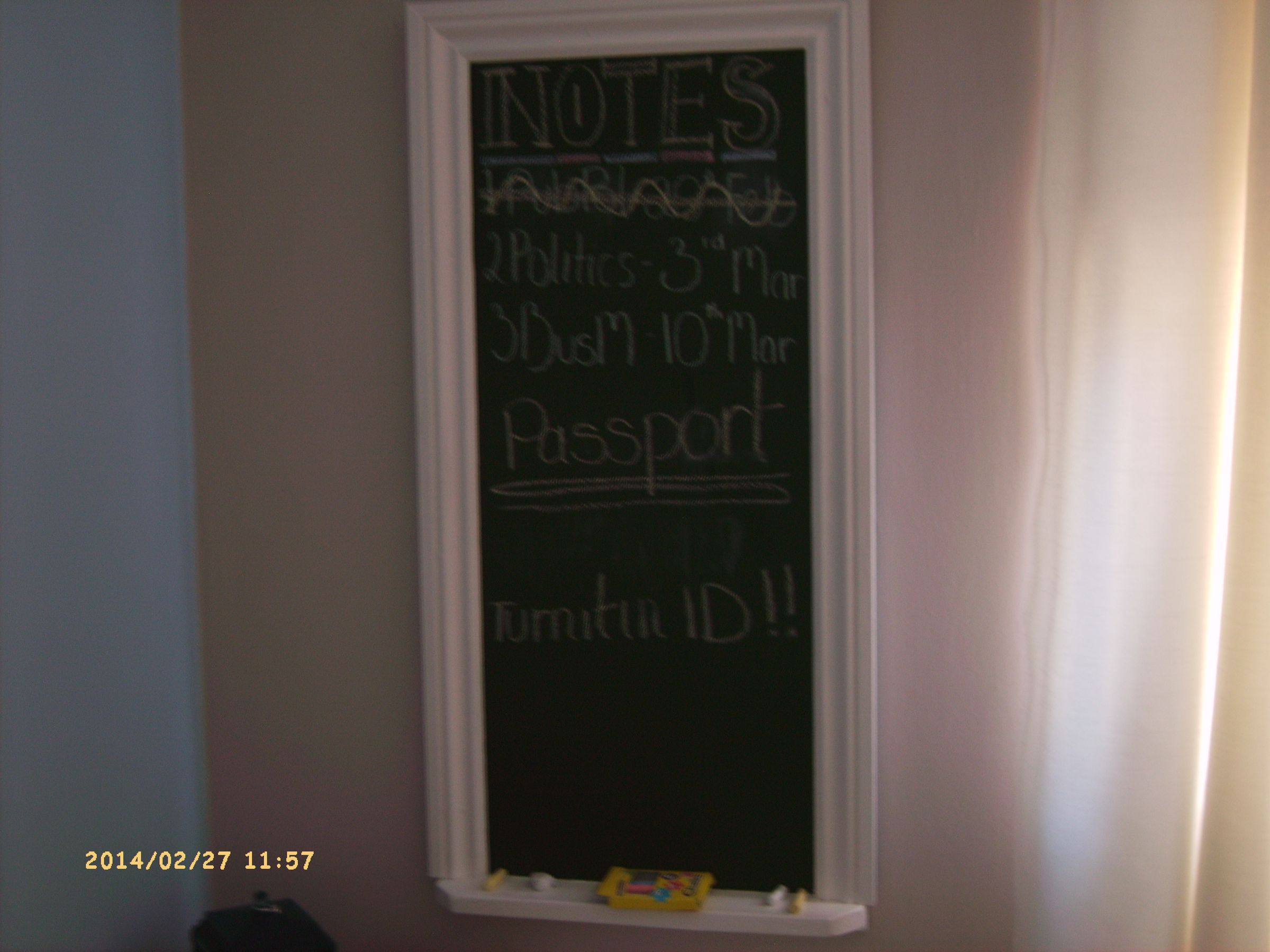 Chalk Board : 4 Steps - Instructables