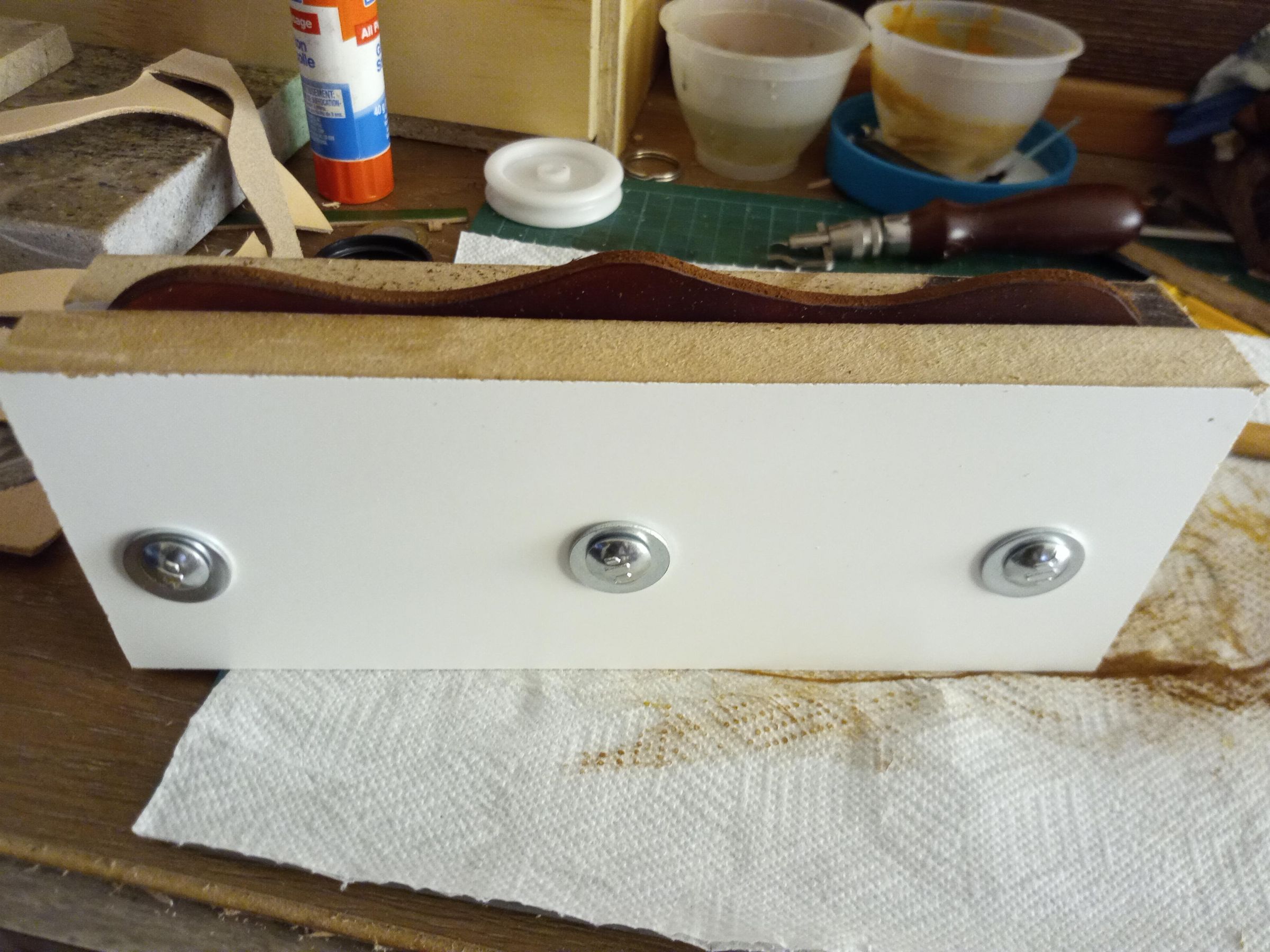 Leather Sanding/burnishing Clamp Jig for Relieving Joint Pressure : 3 ...