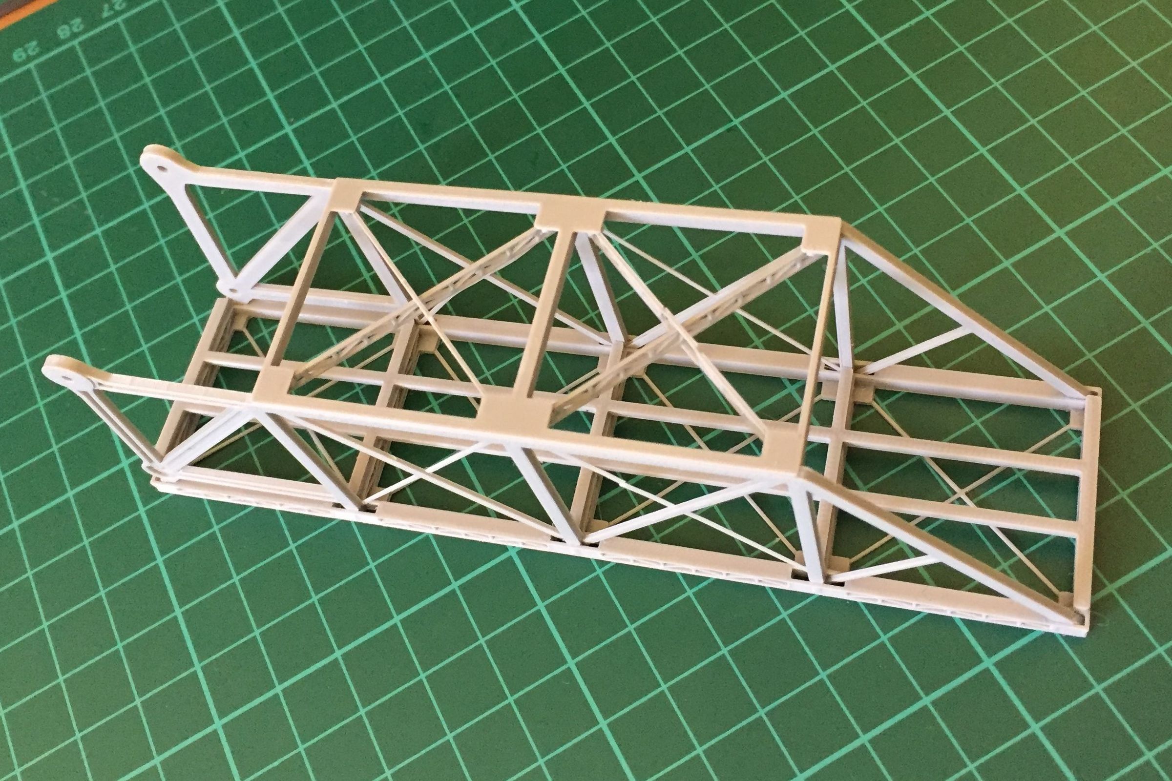 Building a 1:160 (N) Scale Model of a Girder Railroad Bridge : 8 Steps ...