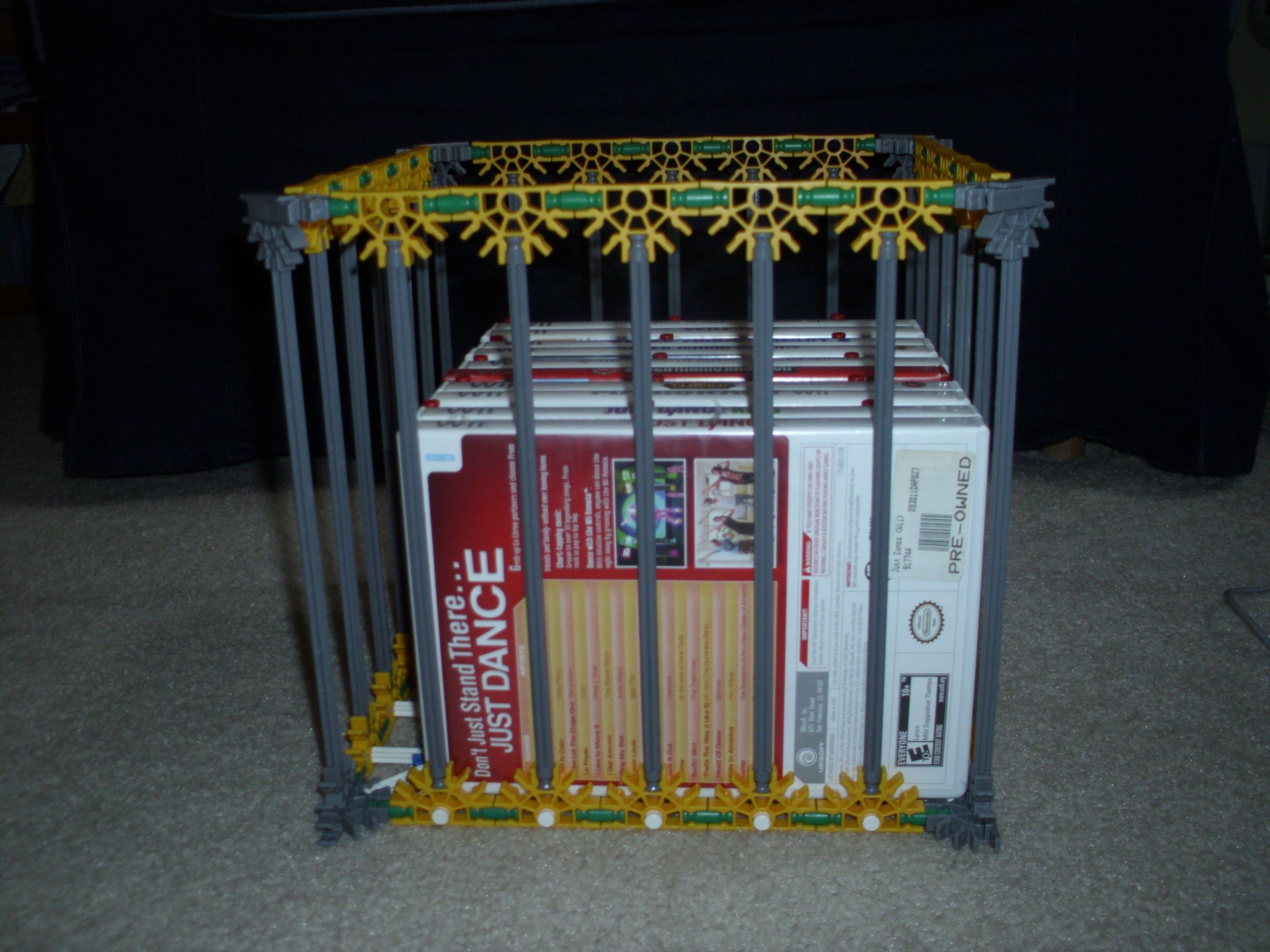 Knex DVD/Wii Disk Holder : 7 Steps - Instructables