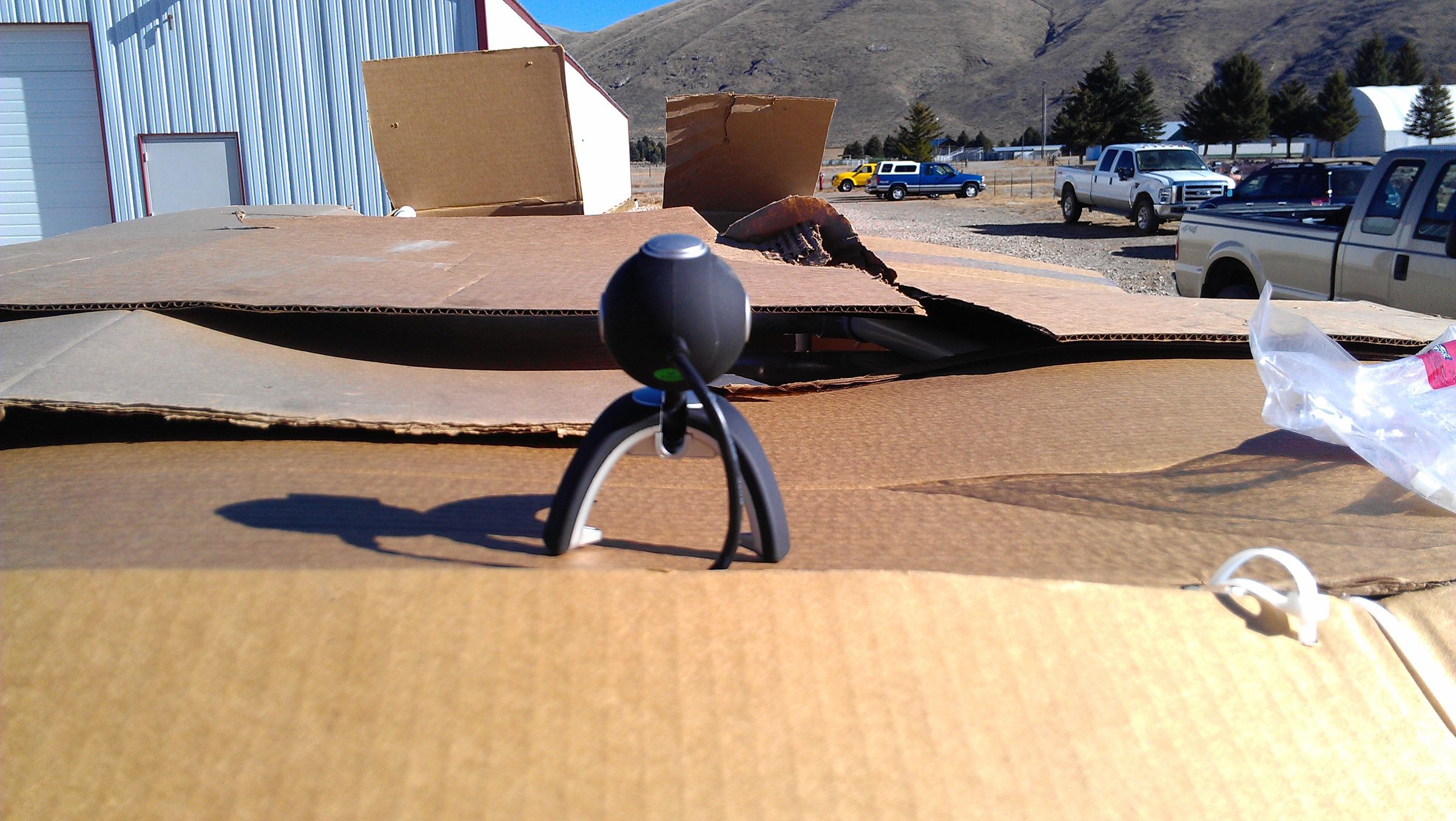 Cardboard M1 Abrams Tank on Chevy Pickup! With Plow! (photos Only ...