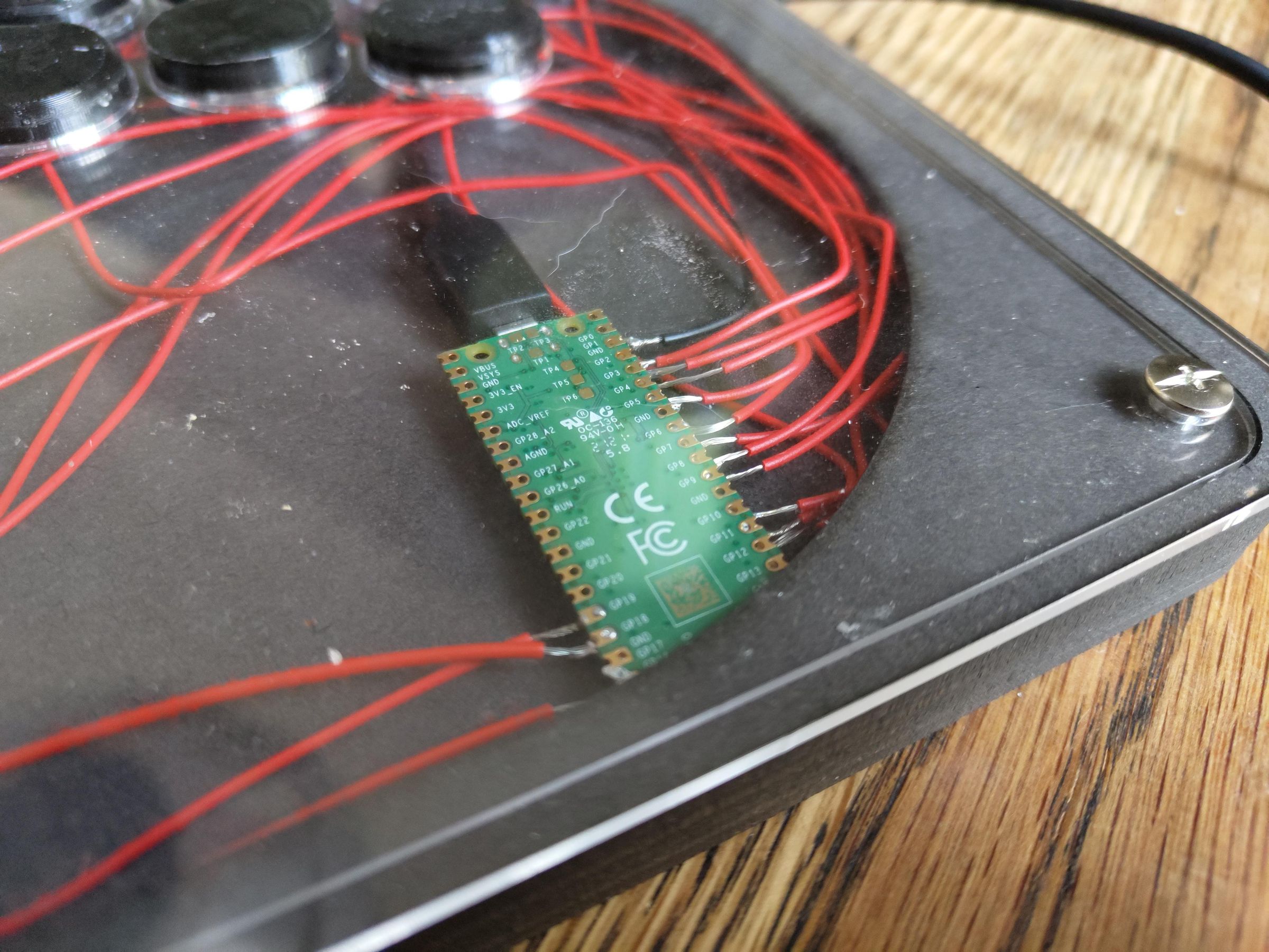 Leverless Arcade Controller Using a Raspberry Pi Pico : 4 Steps ...