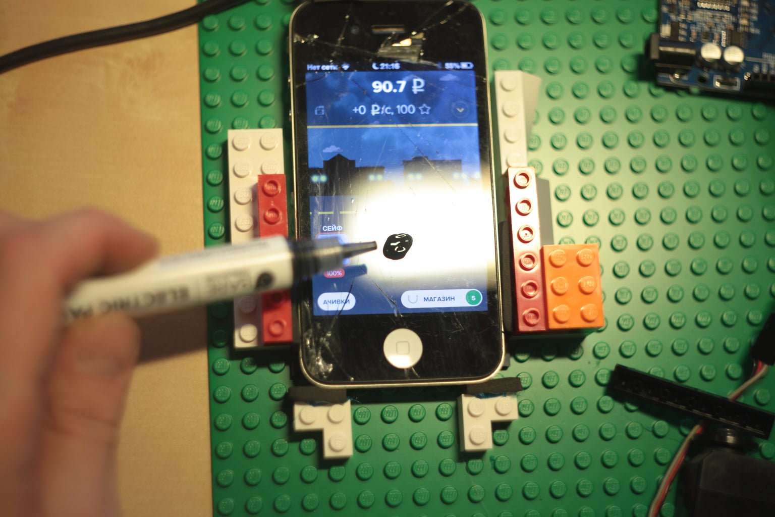 Clicker Cheater For Iphone Arduino From The Cucumber Clicker Maker 8 Steps With Pictures
