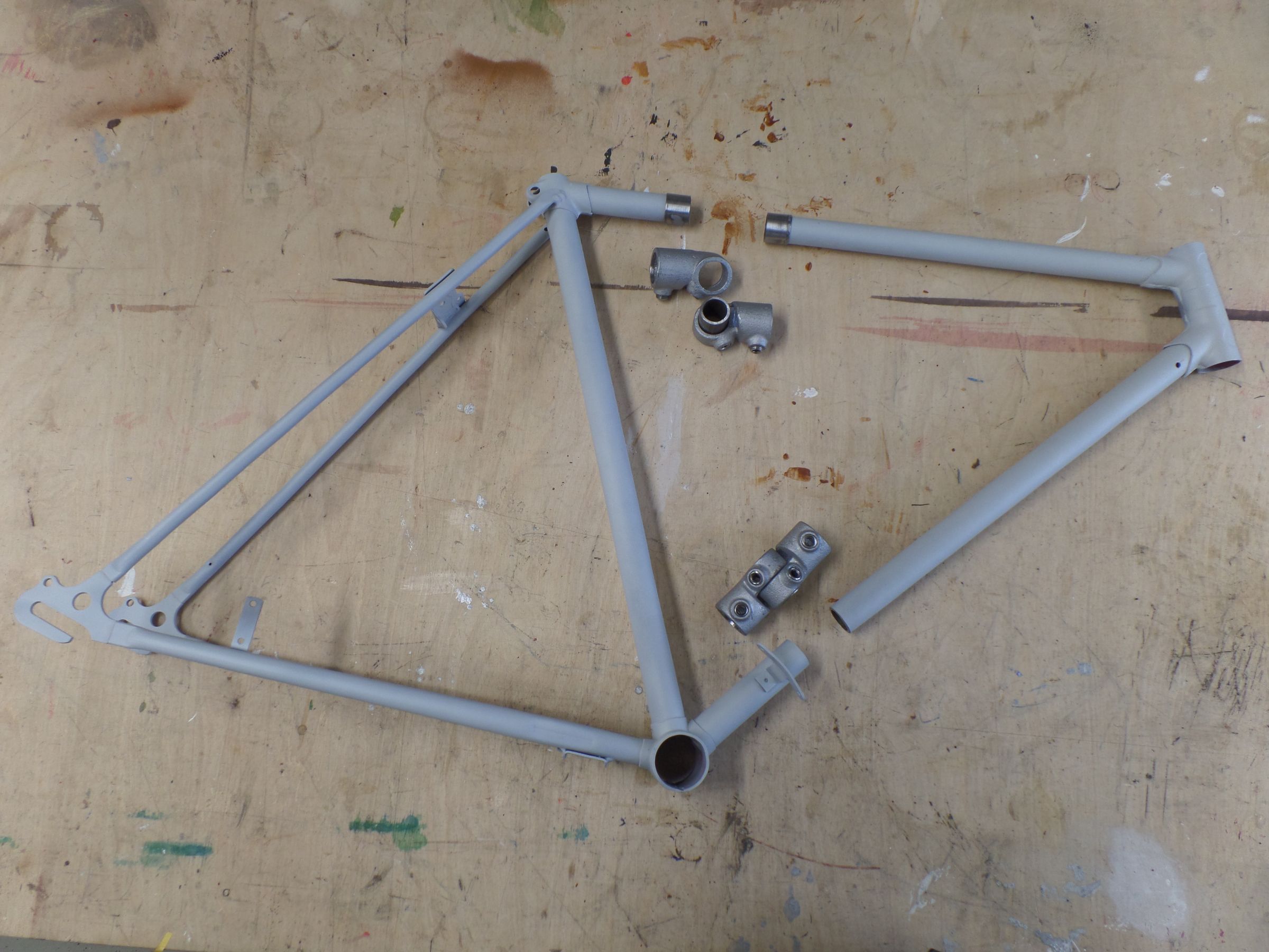 Cover a Bike Frame With Comics (or Other Paper) : 4 Steps (with ...