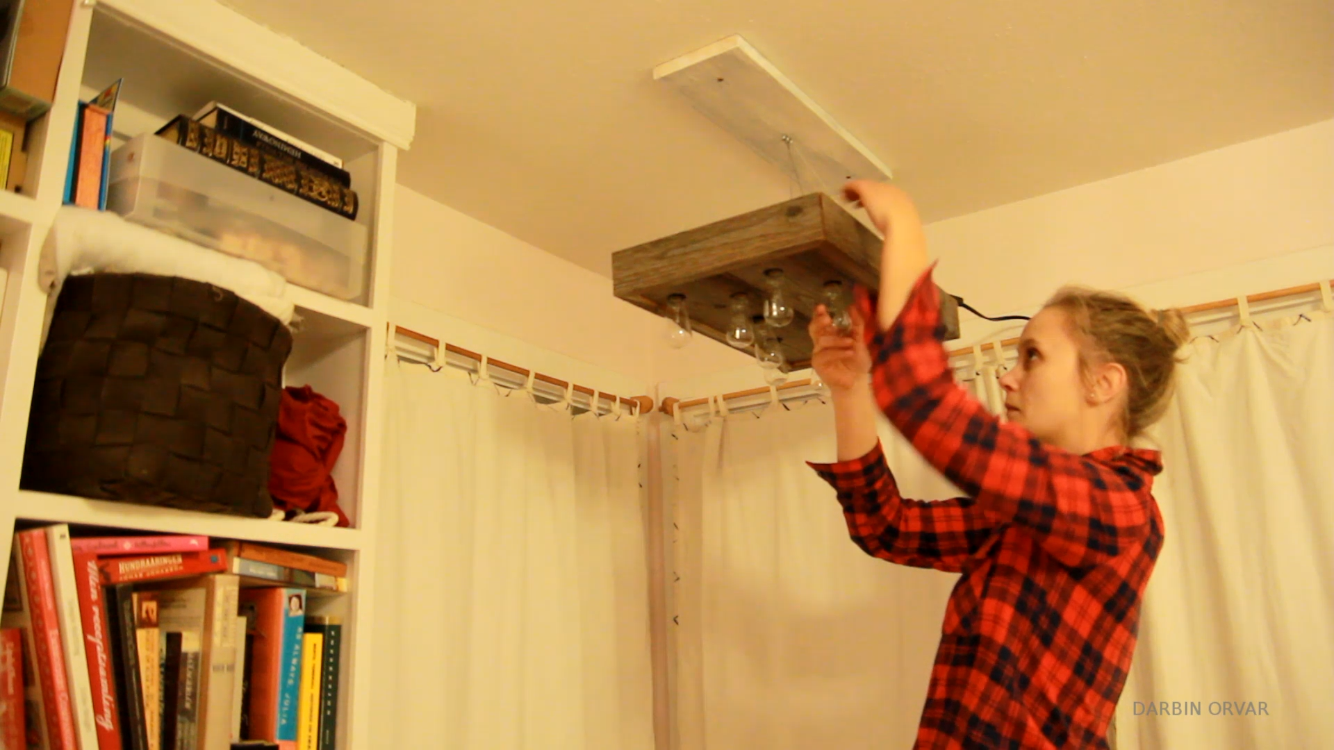 DIY String Light Chandelier for $40 : 7 Steps (with Pictures ...