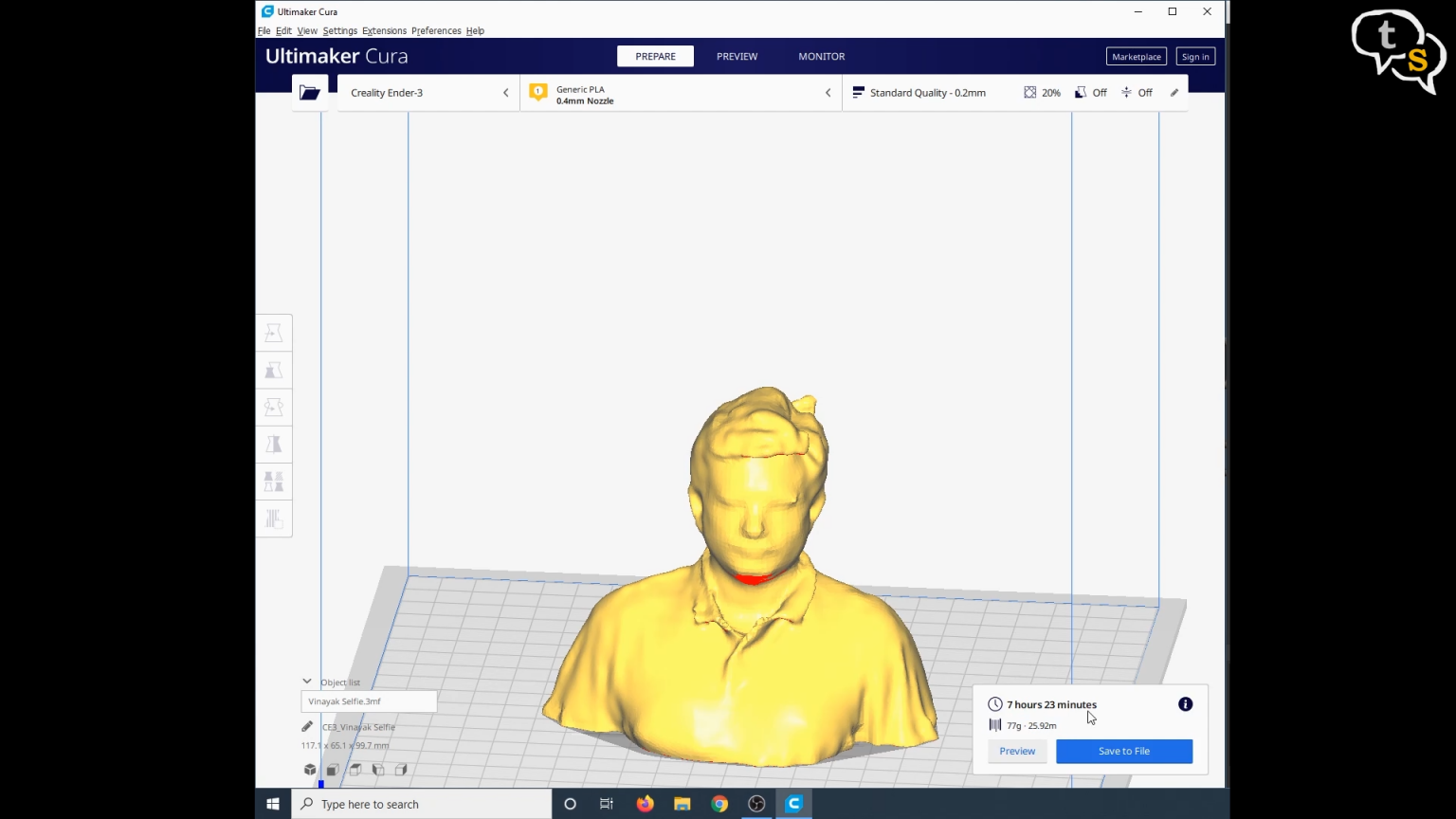 Make Your Own 3D Printed Bust | 3D Scan at Home : 18 Steps (with ...