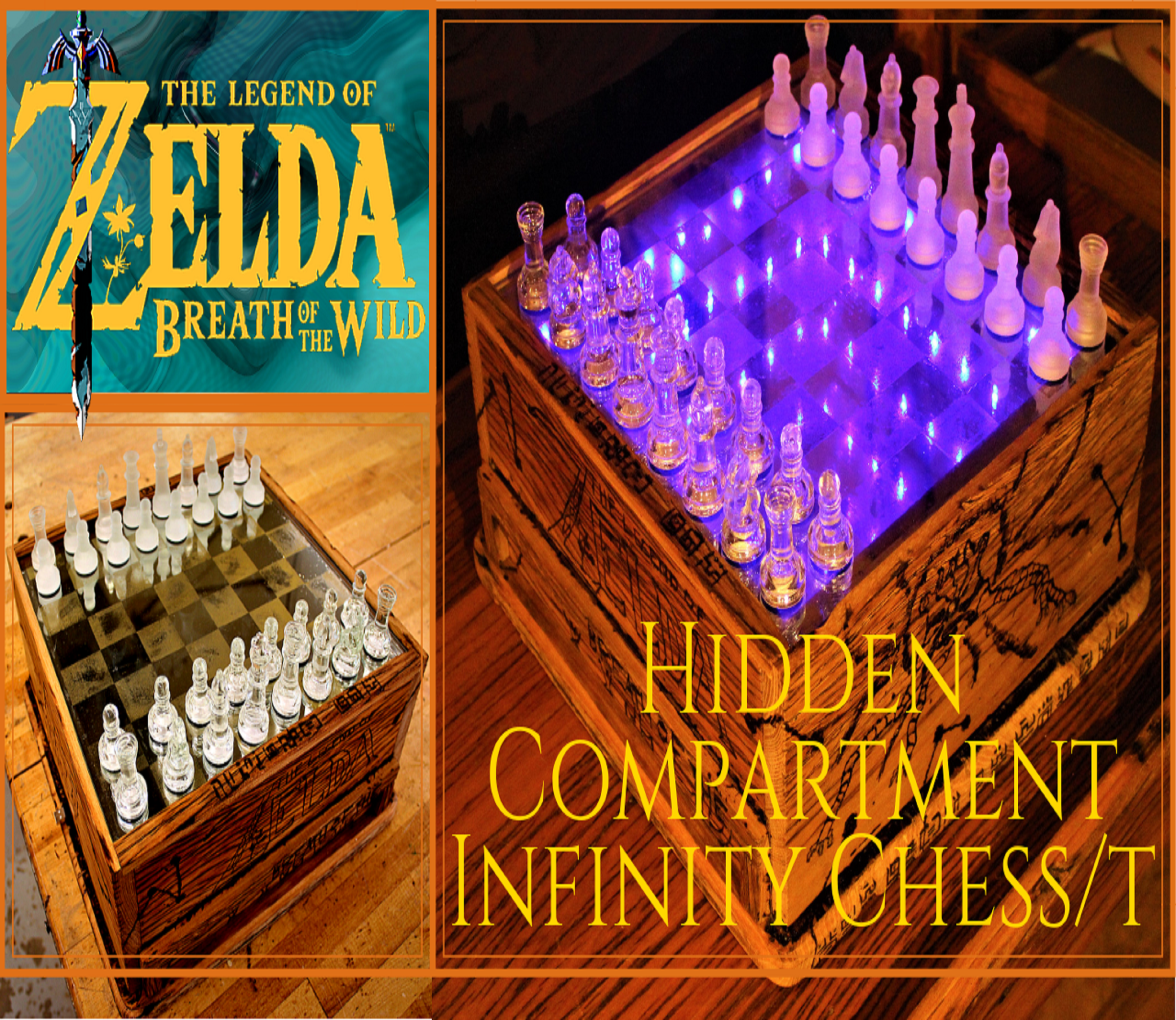 Zelda (BOTW) Secret Compartment Infinity Chess Box : 15 Steps (with ...