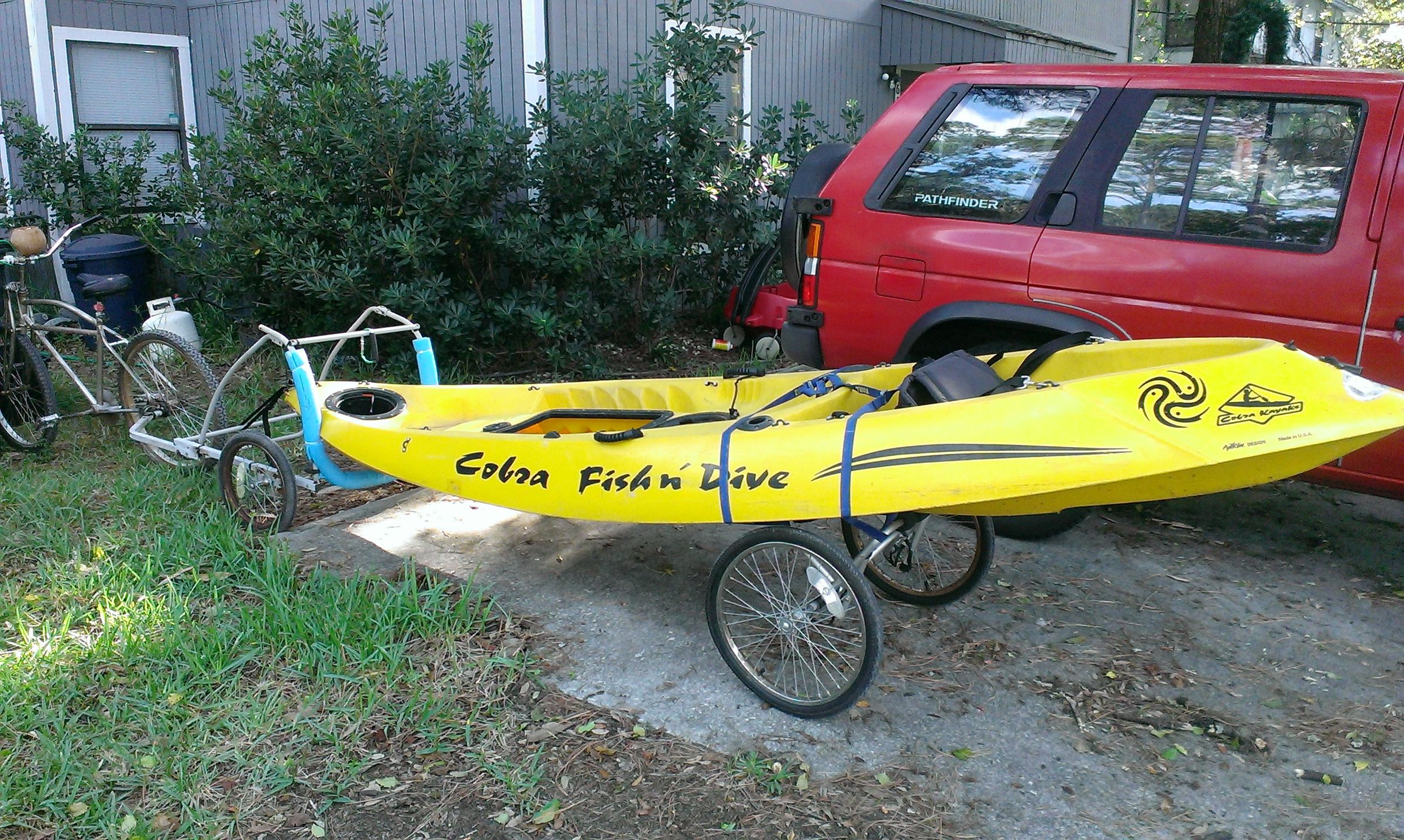 Bicycle Kayak Trailer : 5 Steps (with Pictures) - Instructables