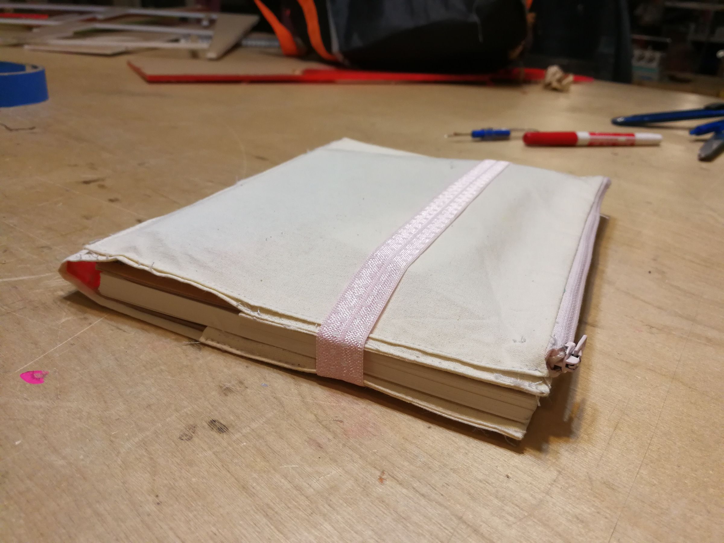 Notebook Cover With Zip Pouch : 13 Steps (with Pictures) - Instructables