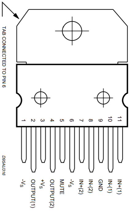 TDA7265 Stereo Audio Amplifier IC Pinout, Features, 45% OFF