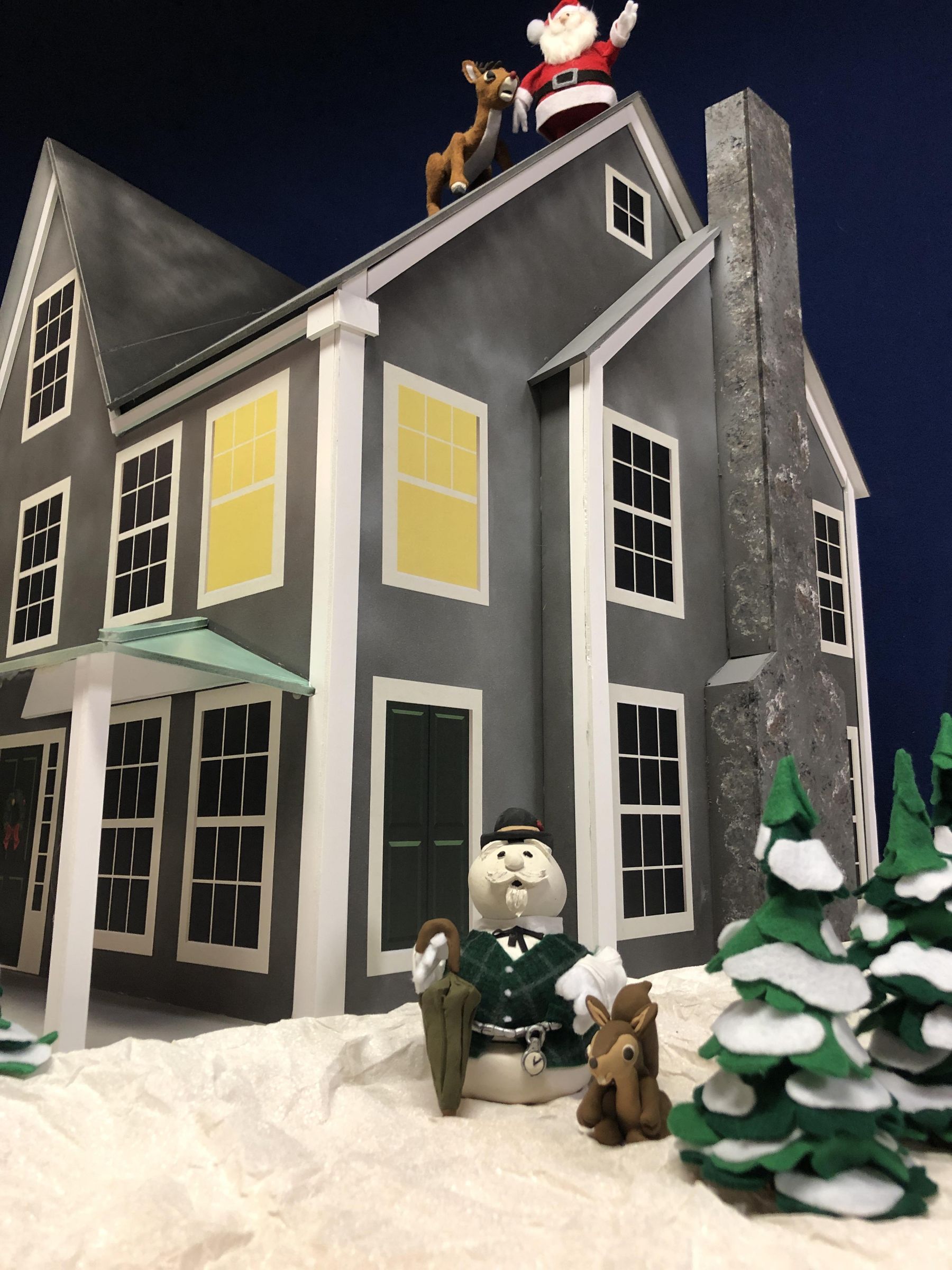 Creating Rudolph the Red Nosed Reindeer Figures for Christmas Card : 18 ...