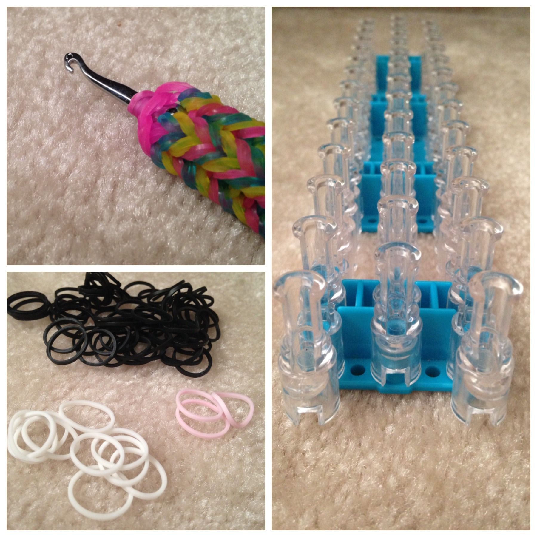 Cat Rainbow Loom Mural