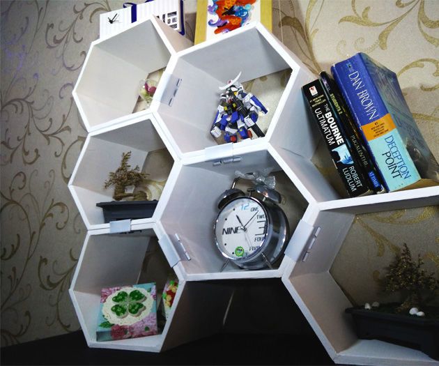 Modular Honeycomb Shelves : 9 Steps (with Pictures) - Instructables