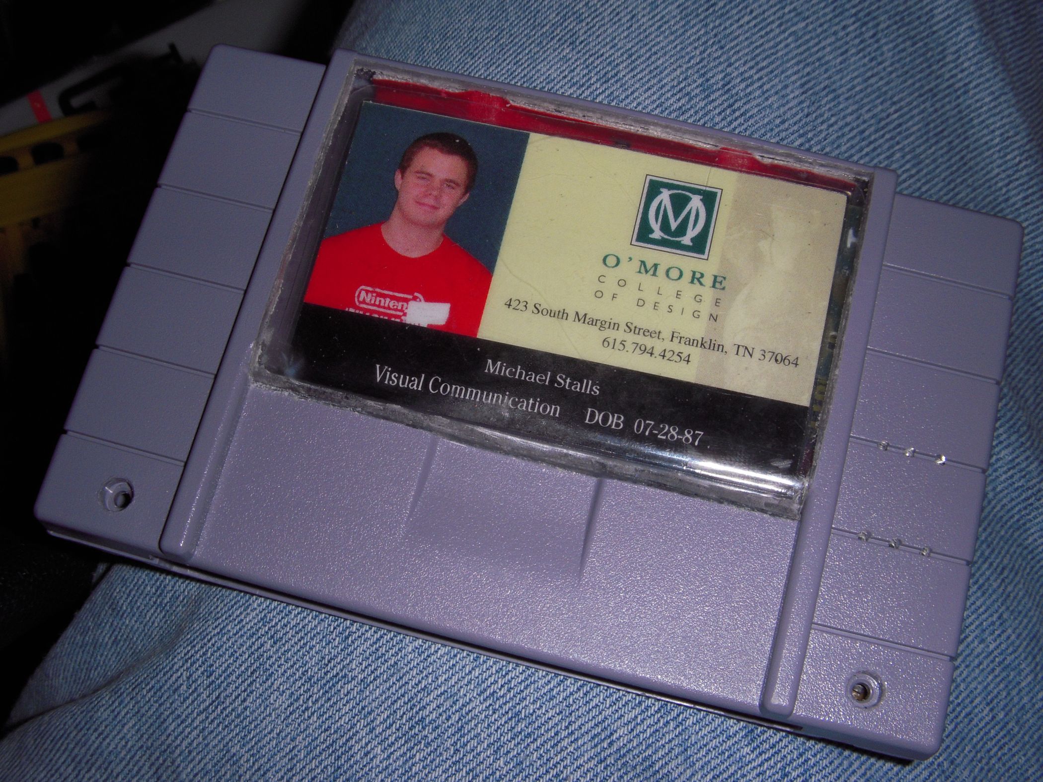 Super Nintendo Cartridge Wallet With Sound, Light, and Key Storage : 12 ...
