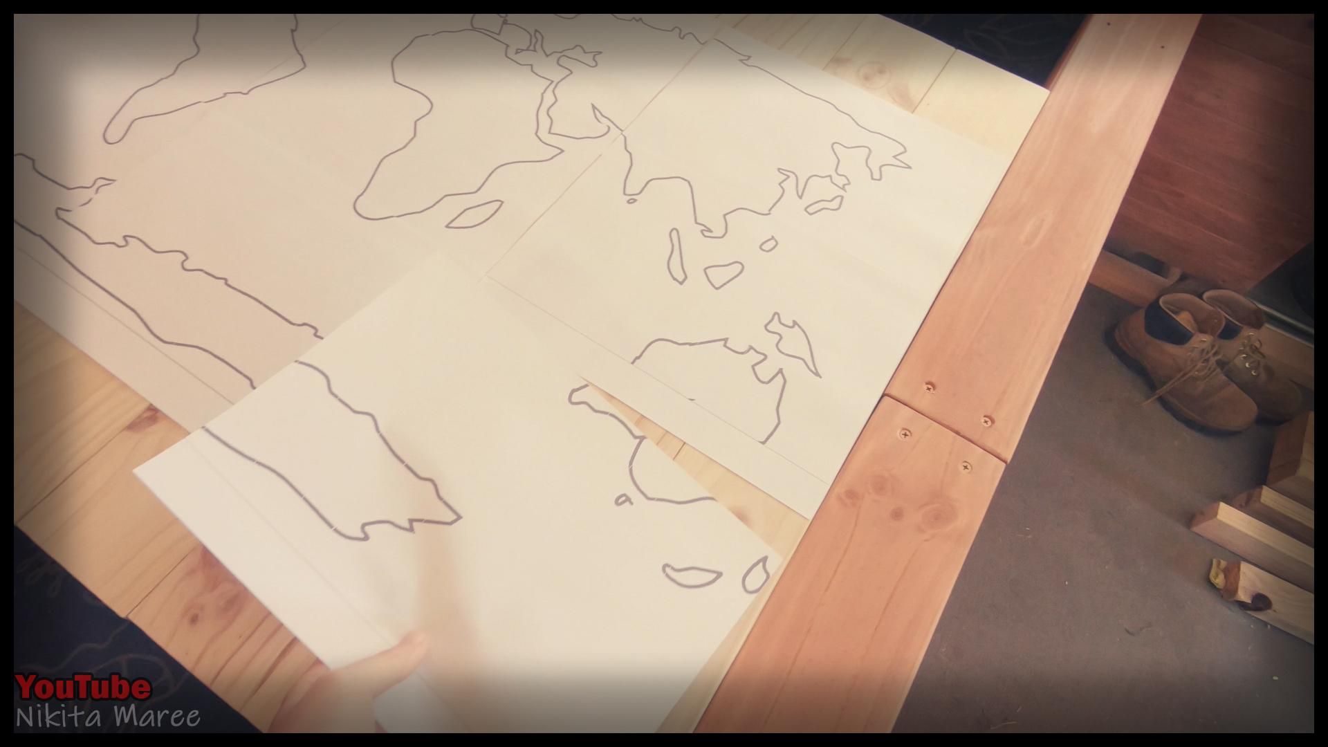 World Map Table Top (Lift Up Lid) : 23 Steps (with Pictures ...