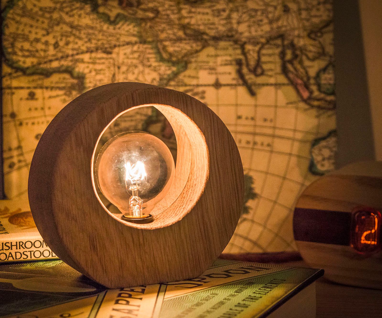 Tiny Oak Ring Lamp : 4 Steps (with Pictures) - Instructables
