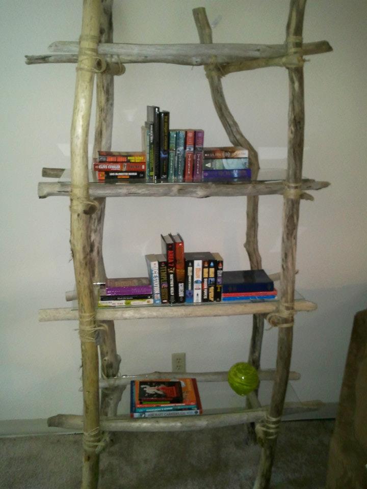 DIY Driftwood Bookshelf : 4 Steps - Instructables