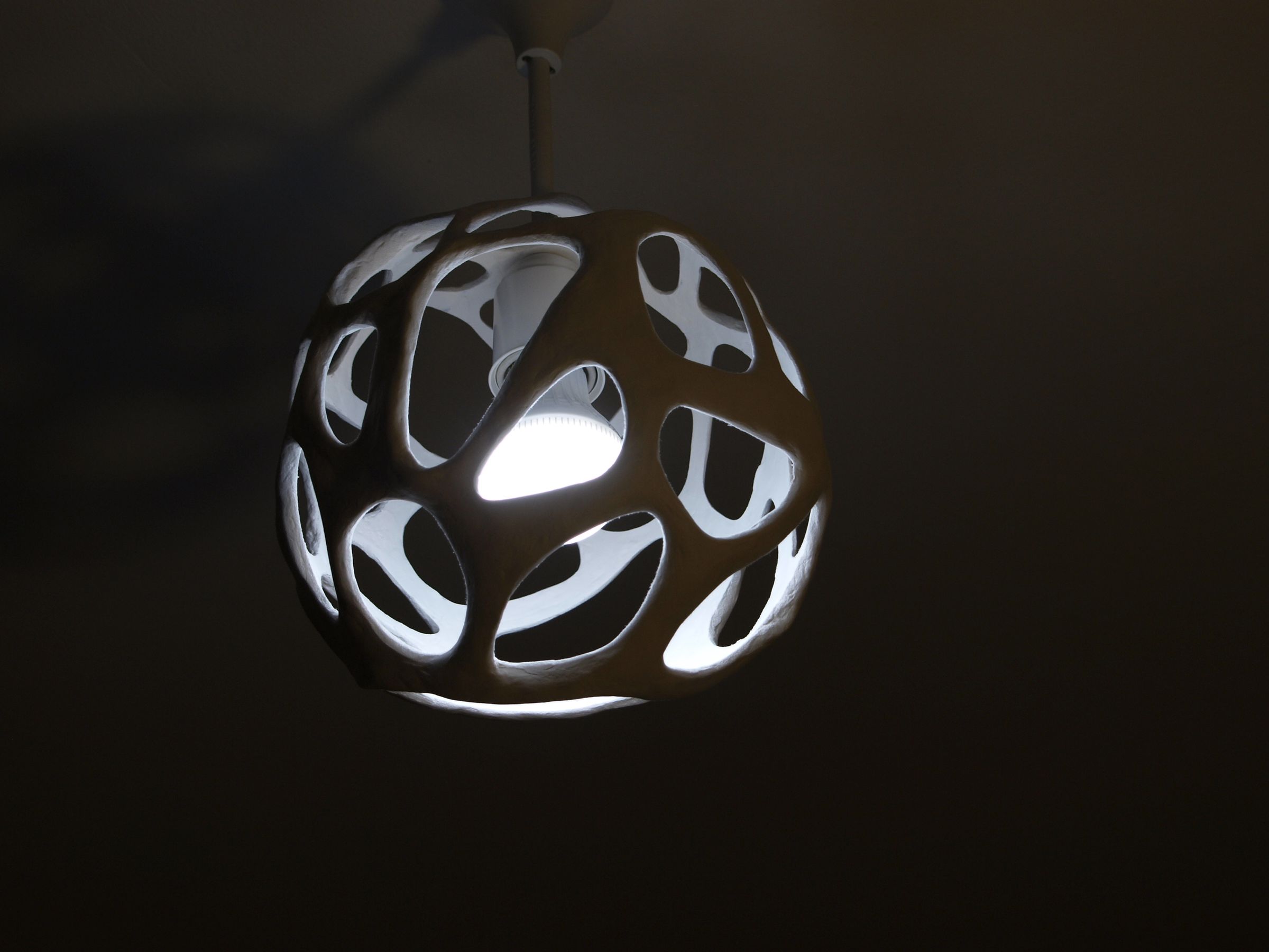 DIY Cellular Organic Lampshade Without a 3D Printer : 4 Steps (with ...