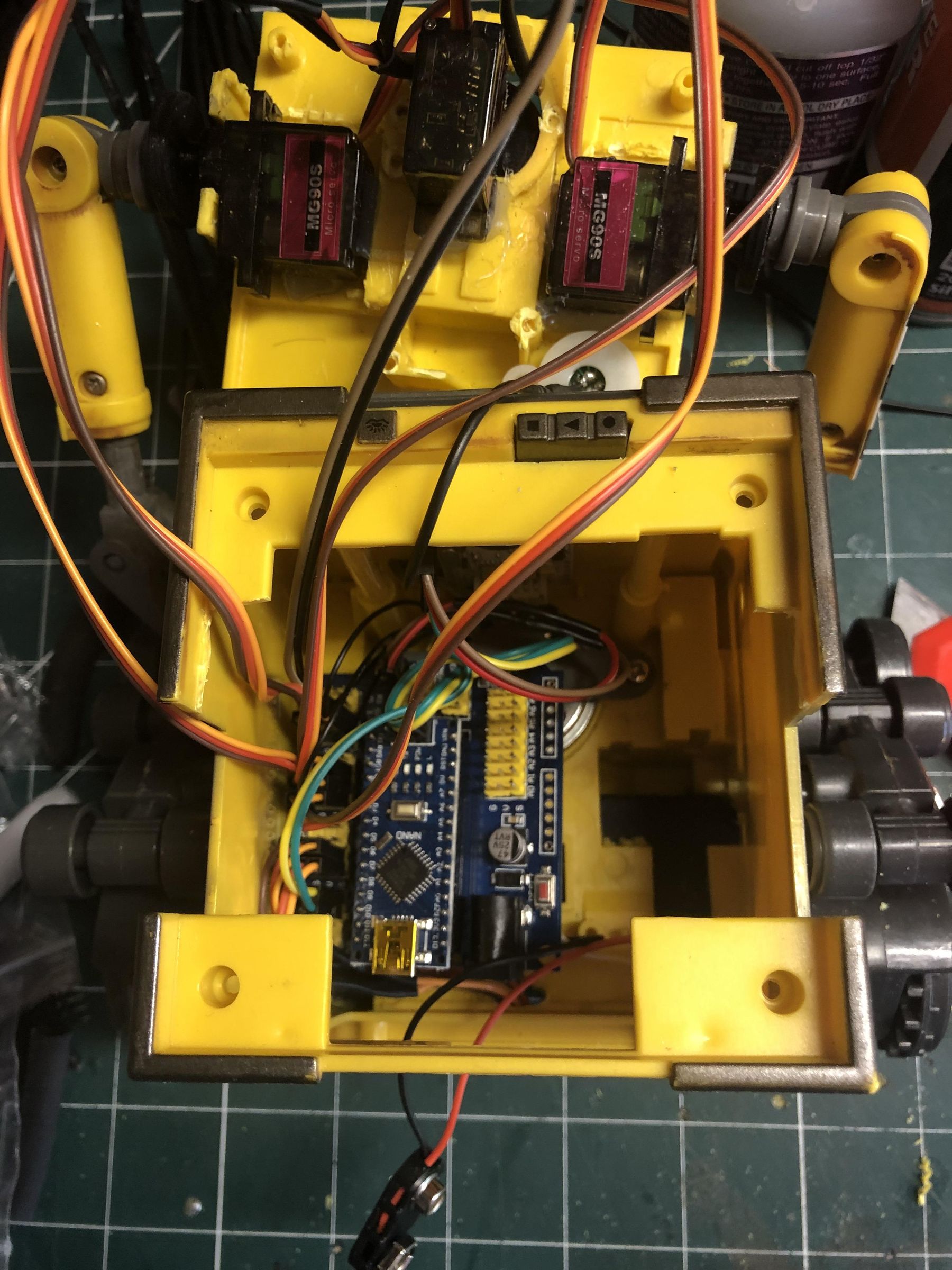 Wall-E Robot Arduino EasyVR3 (Updated) New Video With Voice Commands ...