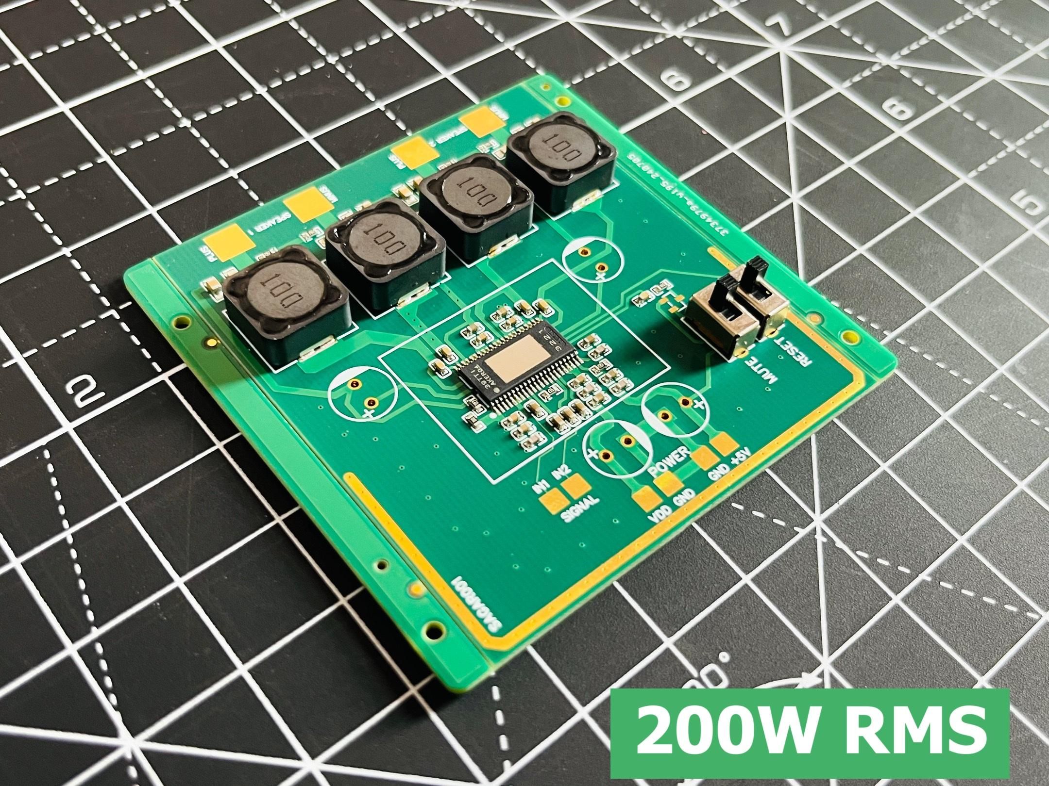 I Made 200Watt Class D Amplifier : 7 Steps - Instructables