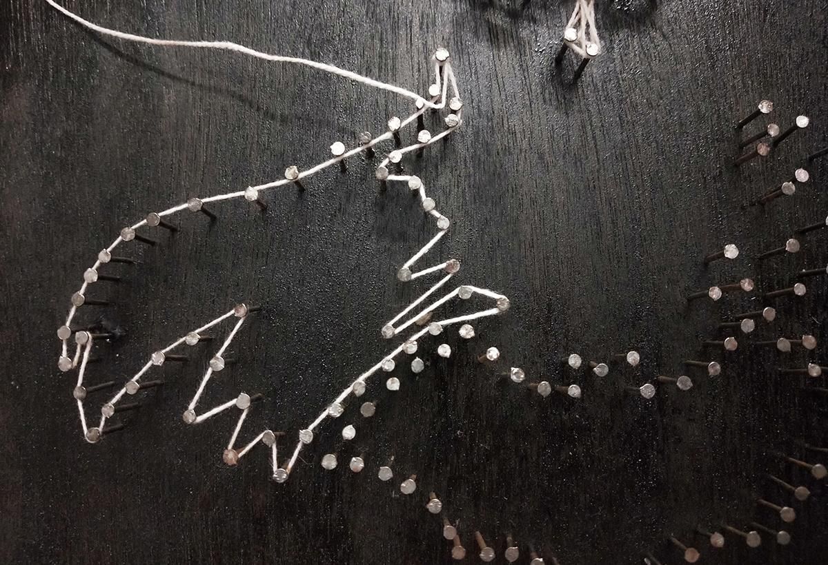 BATMAN | String Art : 6 Steps (with Pictures) - Instructables