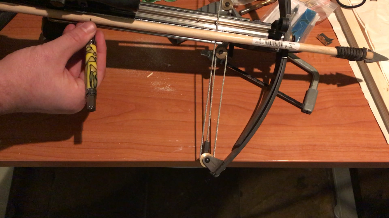 Making a Crossbow Bolt From a Spoon and Dowel : 4 Steps (with Pictures ...