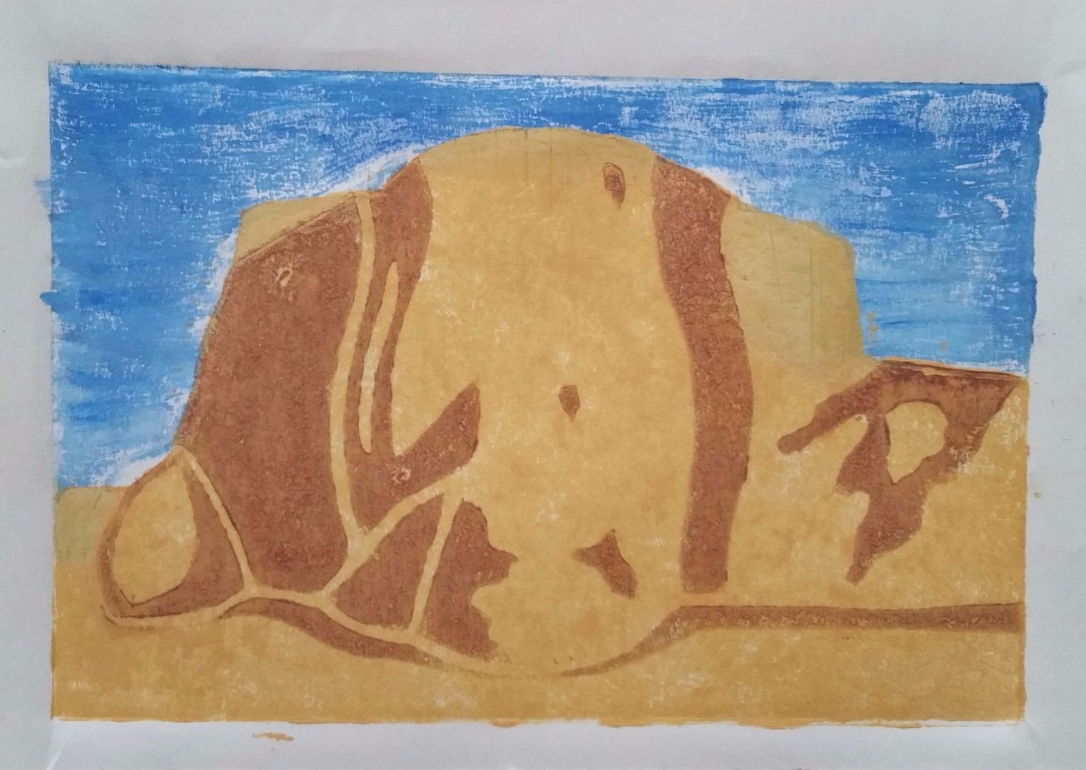 Hand-painted Reduction Linoleum Print : 7 Steps - Instructables