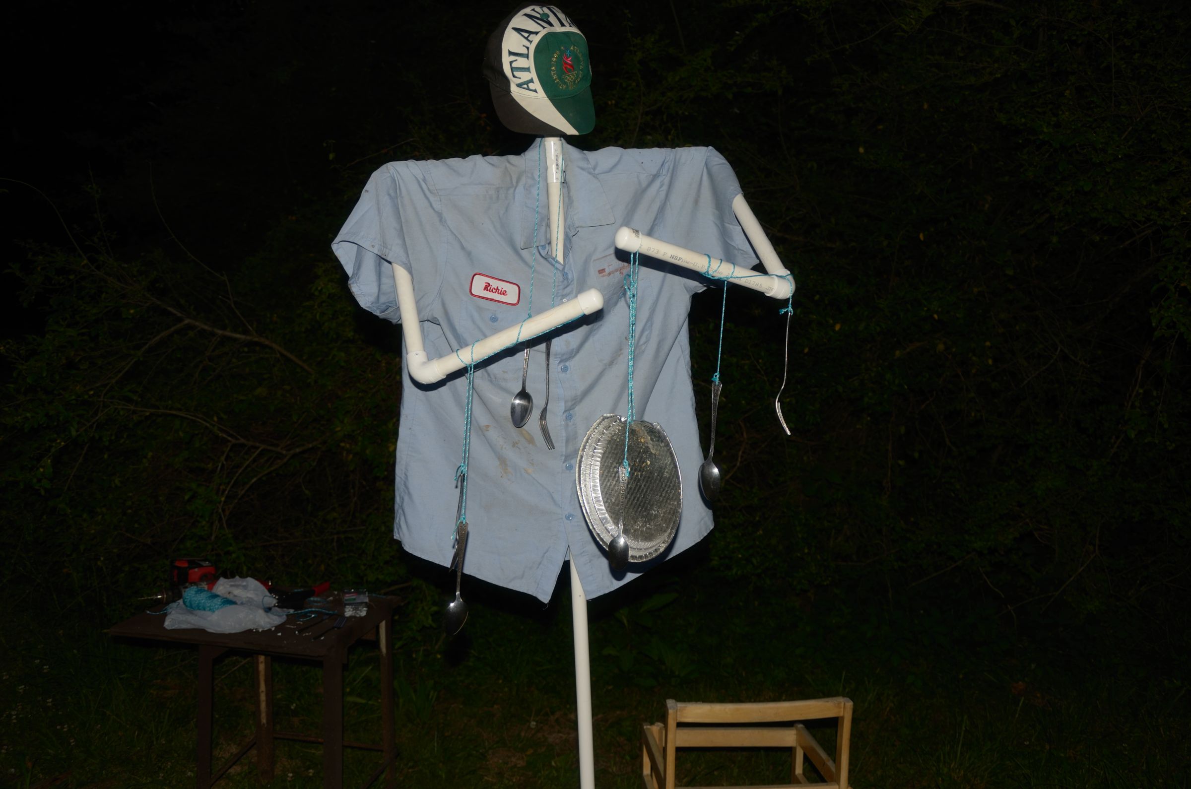 PVC "Banging Pot" Scarecrow. the Simple Version. : 4 Steps - Instructables