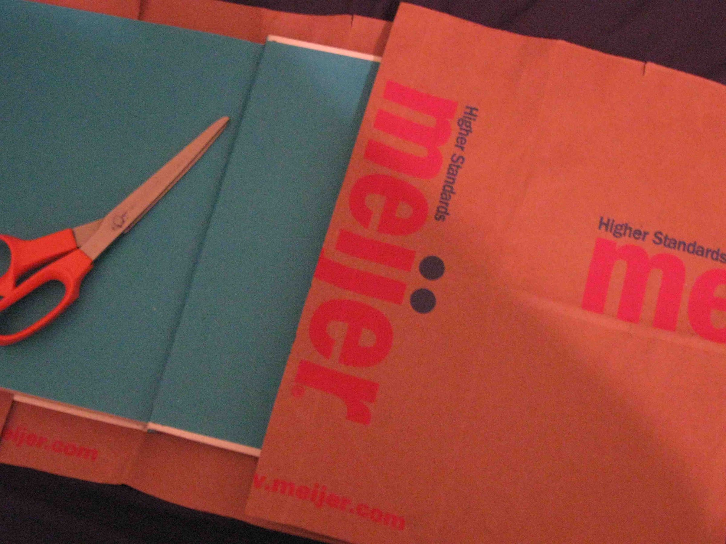 Paperbag Book Cover : 4 Steps - Instructables