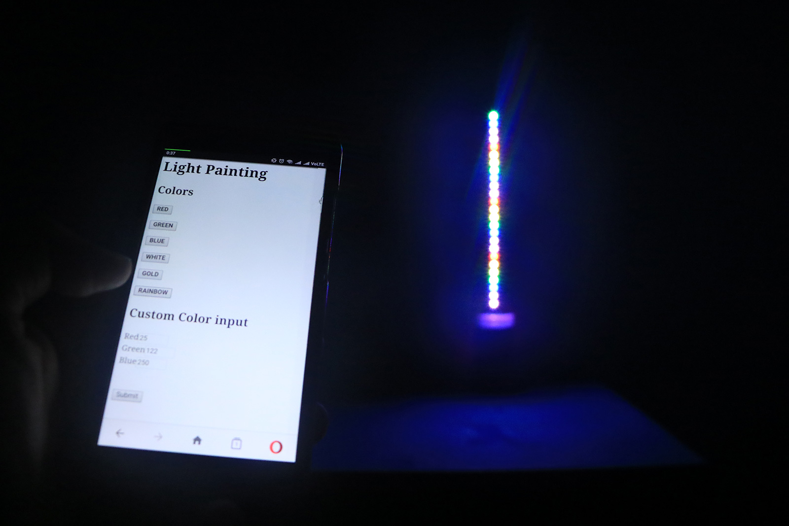 Arduino Based Multi Color Light Painting Wand : 13 Steps (with Pictures ...