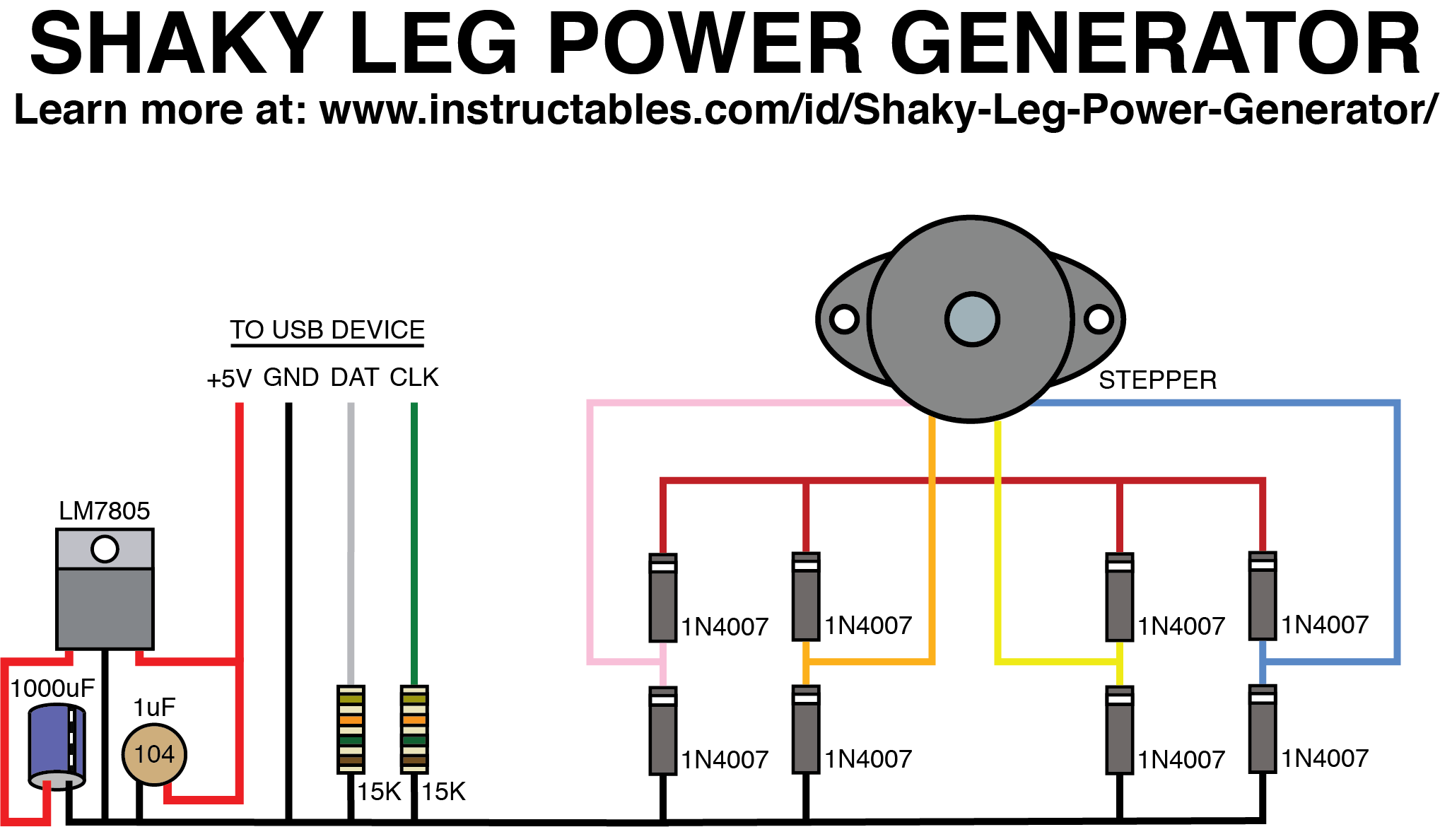 Shaky Leg Power Generator : 19 Steps (with Pictures) - Instructables