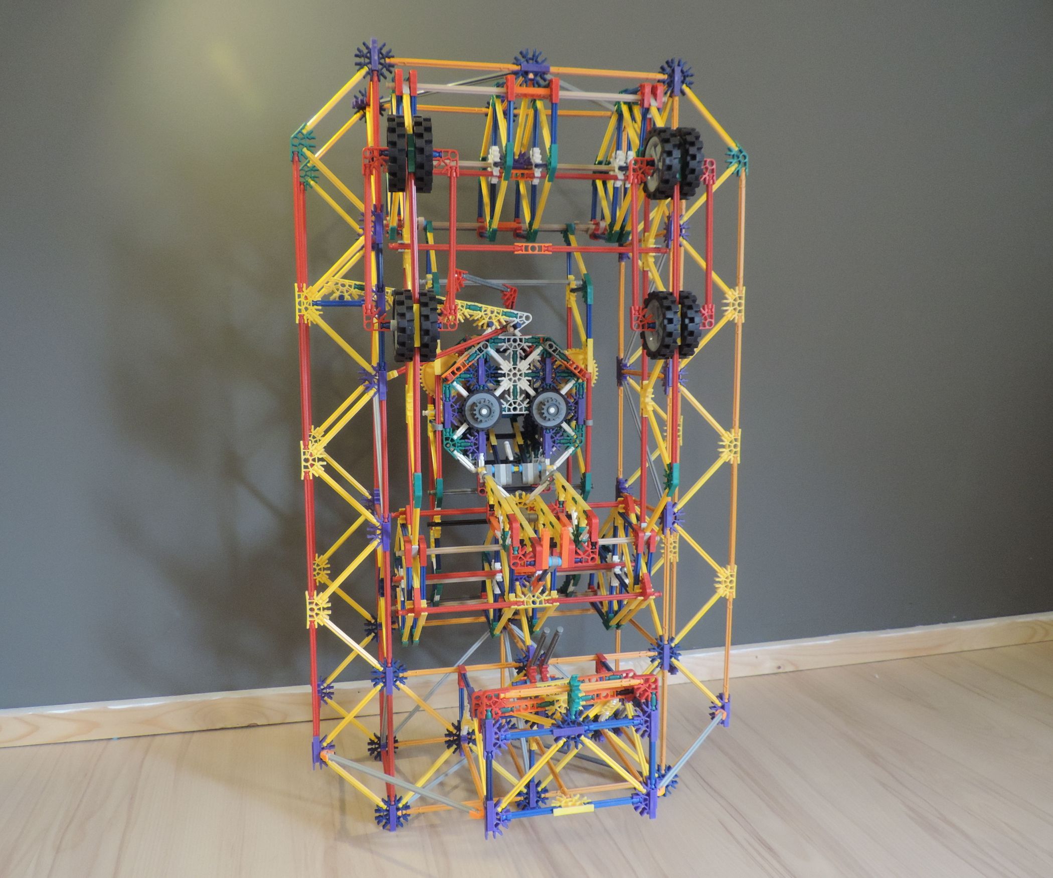 Knex Ball Machine Element: Elevating Head Element : 13 Steps ...
